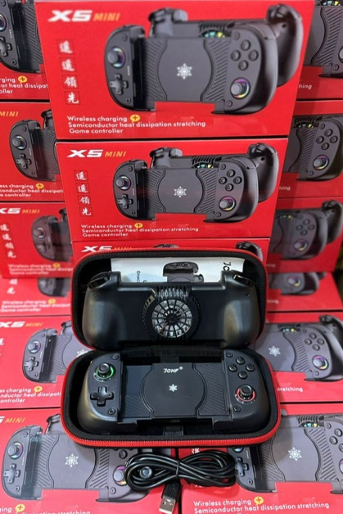 L'eDoren X5 MİNİ TELEFON KONTROL YARDIMICI KONSOL WİRELESS ŞARJLI ...