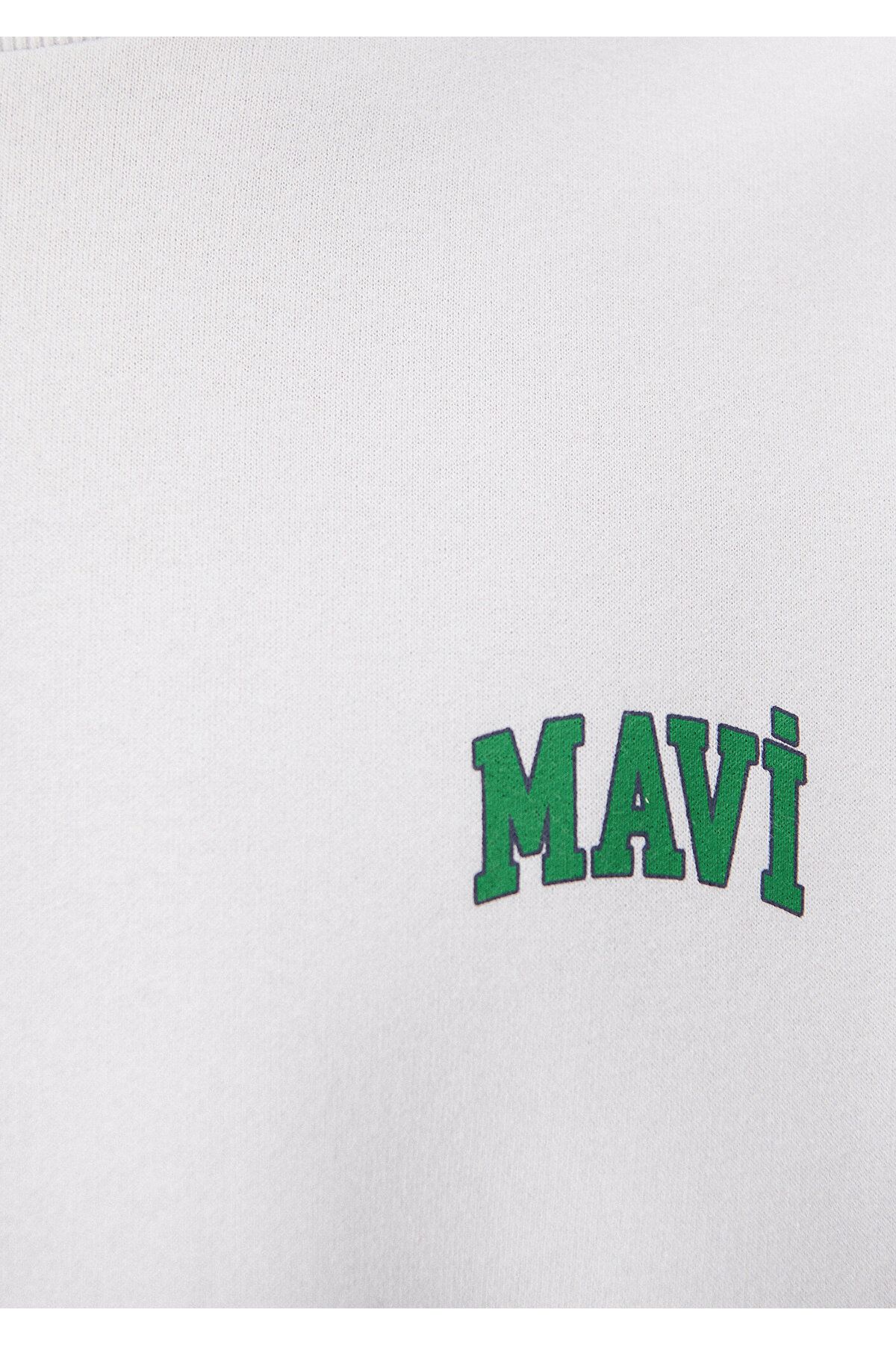 Mavi Logo Baskılı Beyaz Sweatshirt 0611716-620 Fiyatı, Yorumları - Trendyol