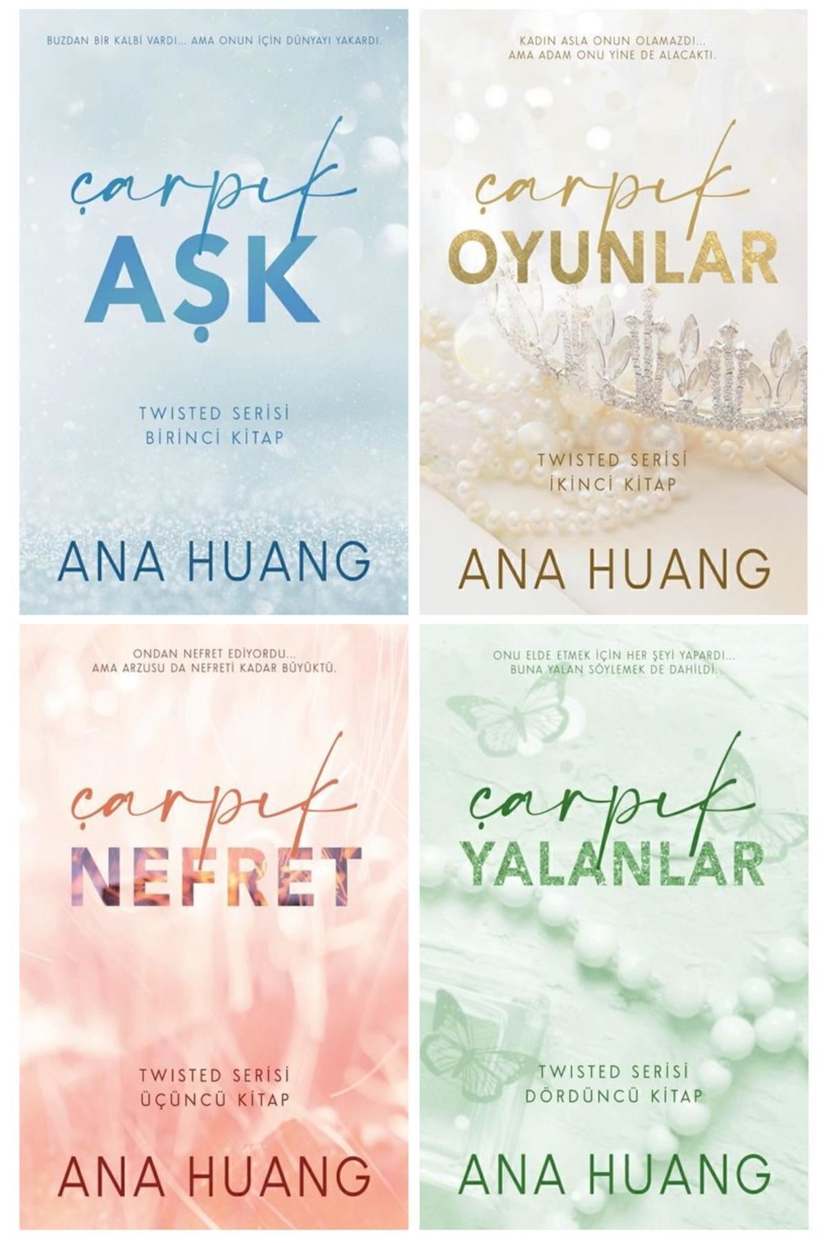 Martı Yayınları Twisted Serisi 4 Kitap Set - Ana Huang (Çarpık Aşk ...