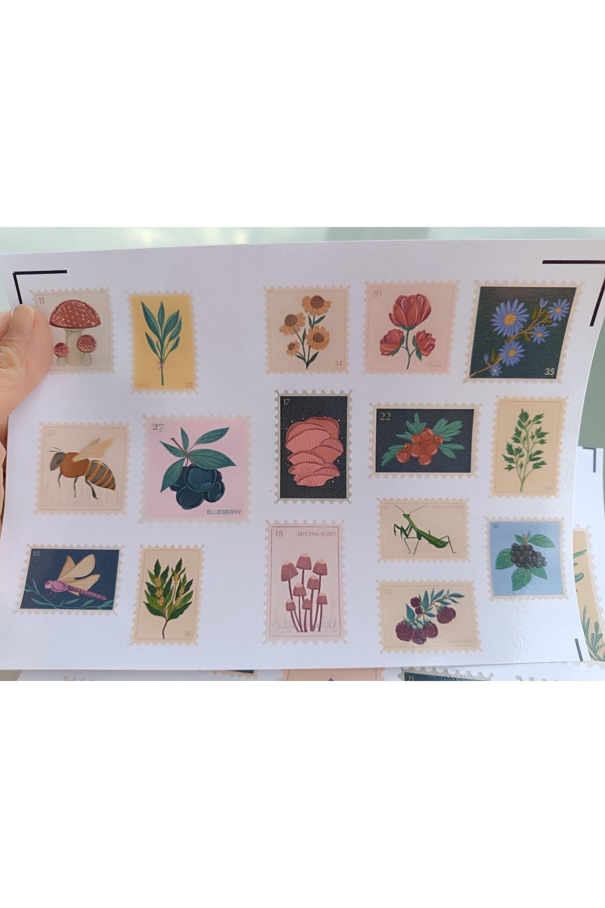 Pink Swan Craft Vintage Scrapbook Posta Pulları Etiket Seti, Bullet ...