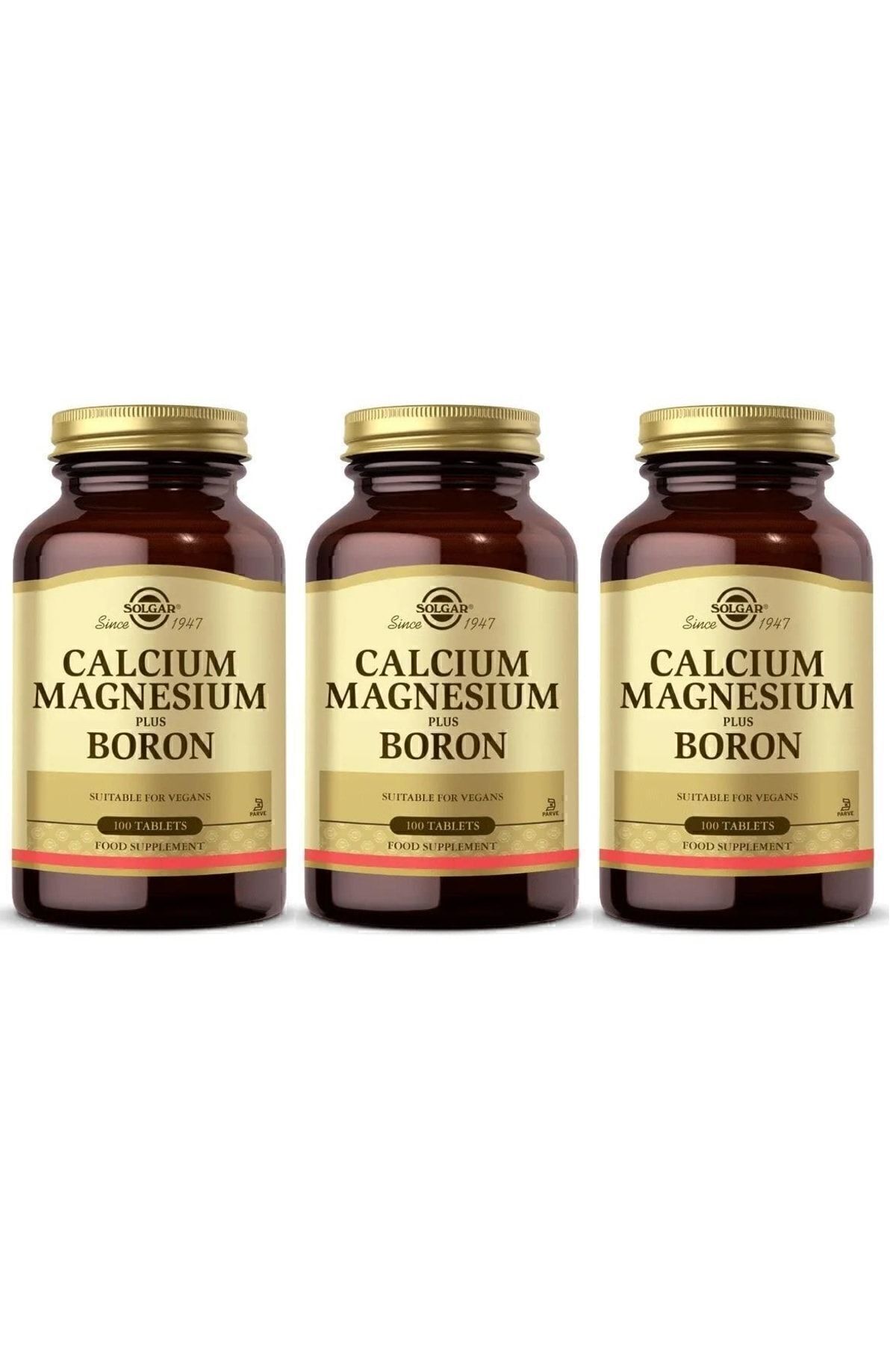 Solgar Calcium Magnesium Plus Boron 100 Tablet 3 Adet - Fiyatı, Yorumları