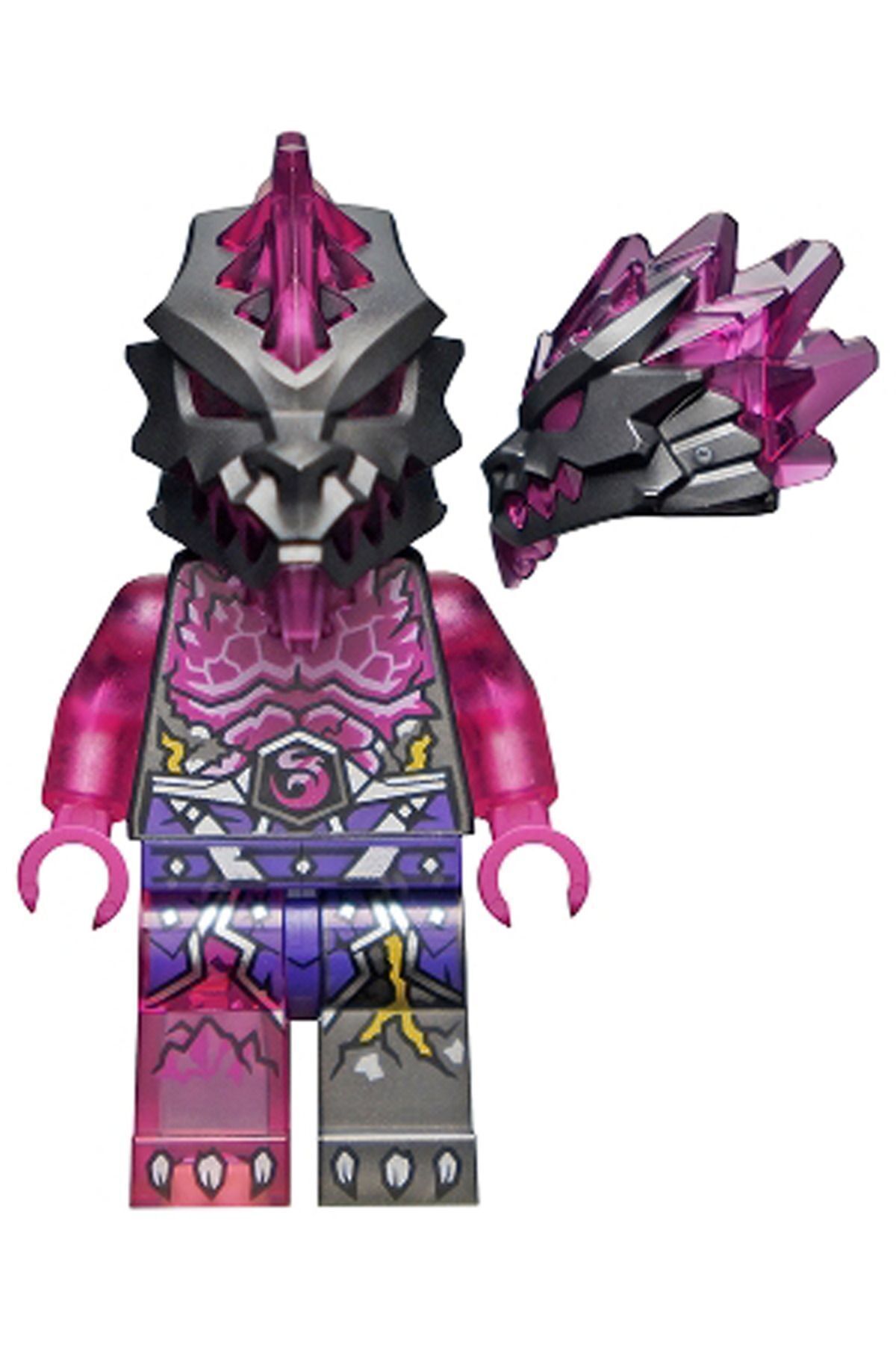 LEGO Minifigure Minifigür Ninjago Crystalized Vengestone Brute Warrior ...