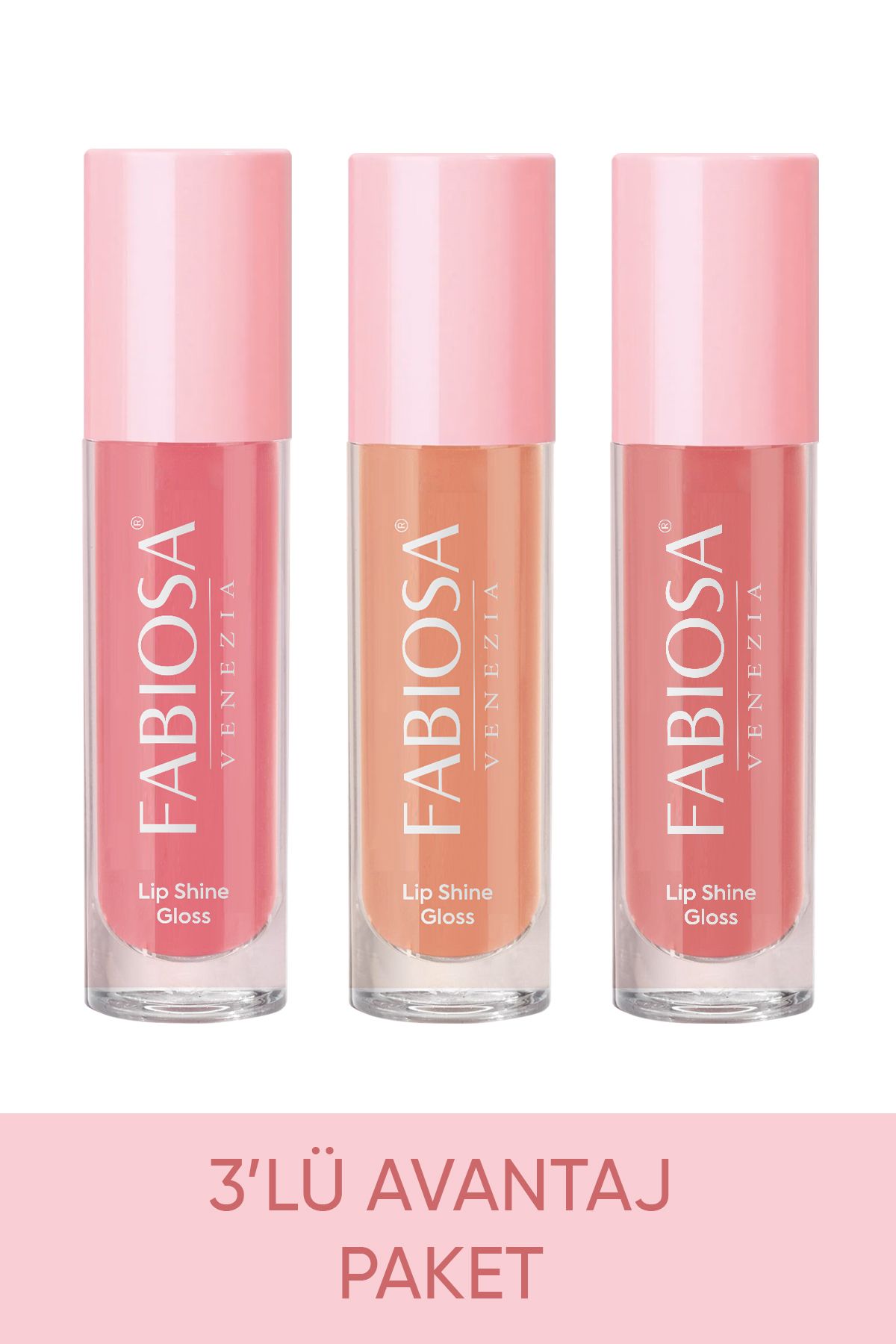 FABIOSA 3'lü Lip Shine Gloss Nemlendirici & Dolgunlaştırıcı Dudak ...