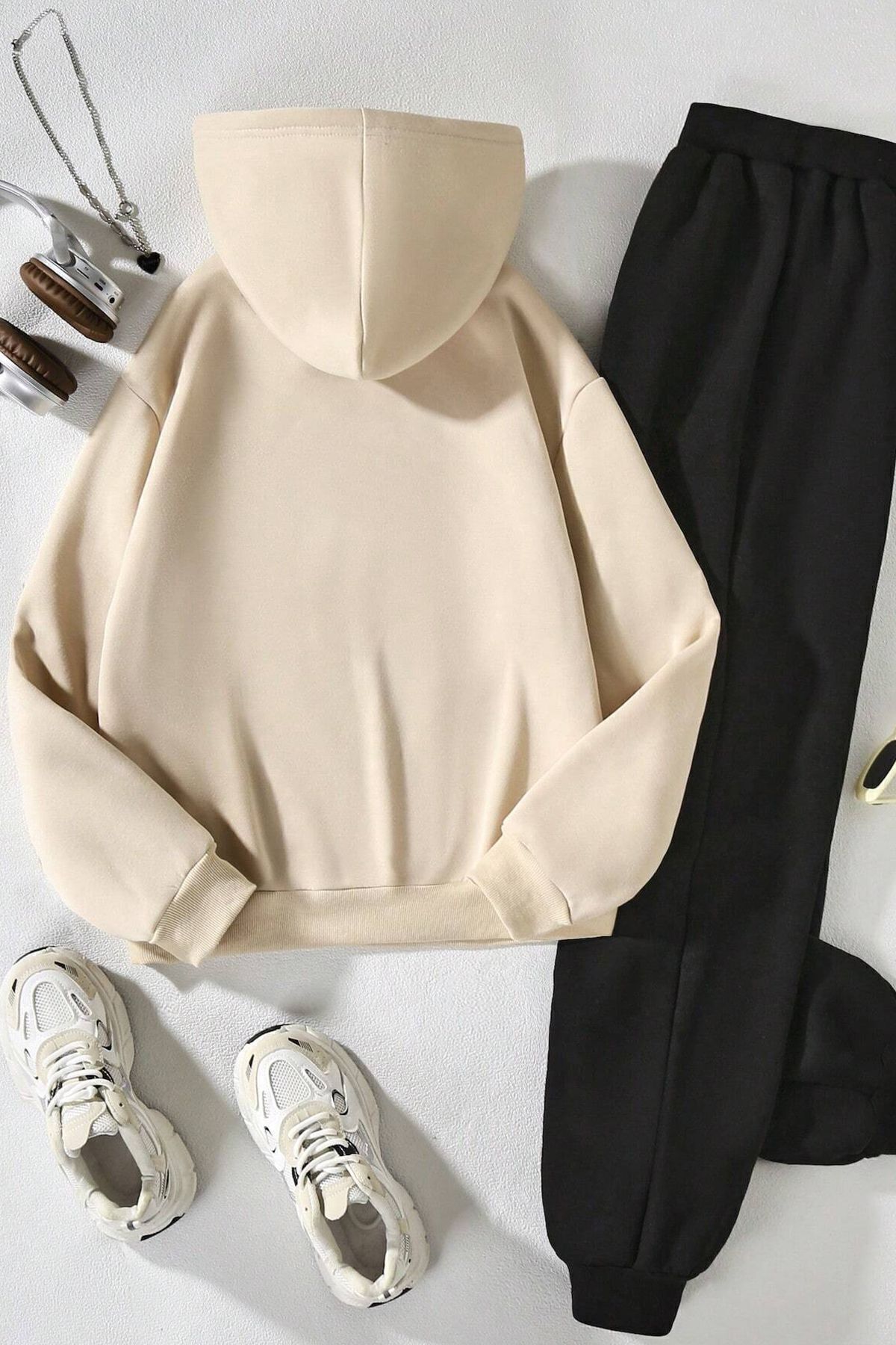 uyguntarz Children's Cute Cat Tracksuit - Trendyol