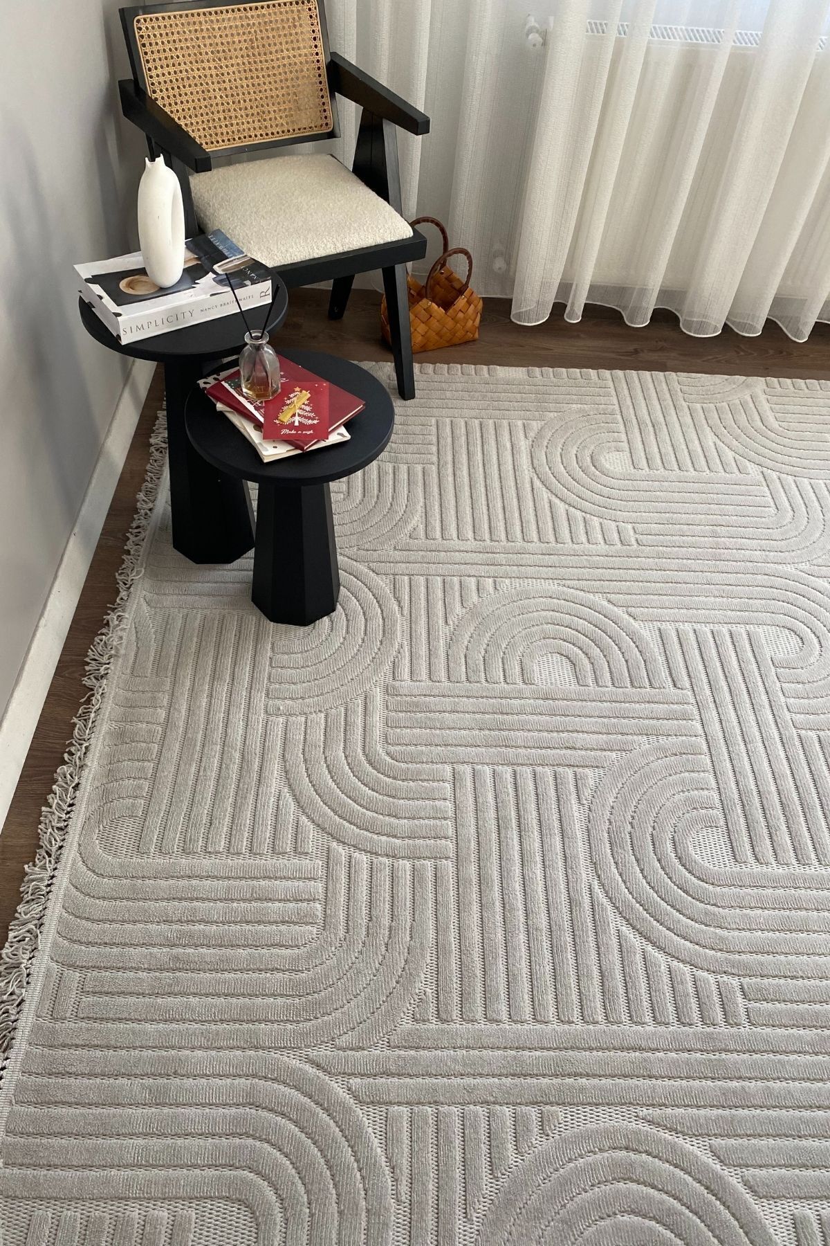 Cool Halı Stone 1090 Gri Kaymaz Taban Koridor Halısı Kesme Yolluk ...