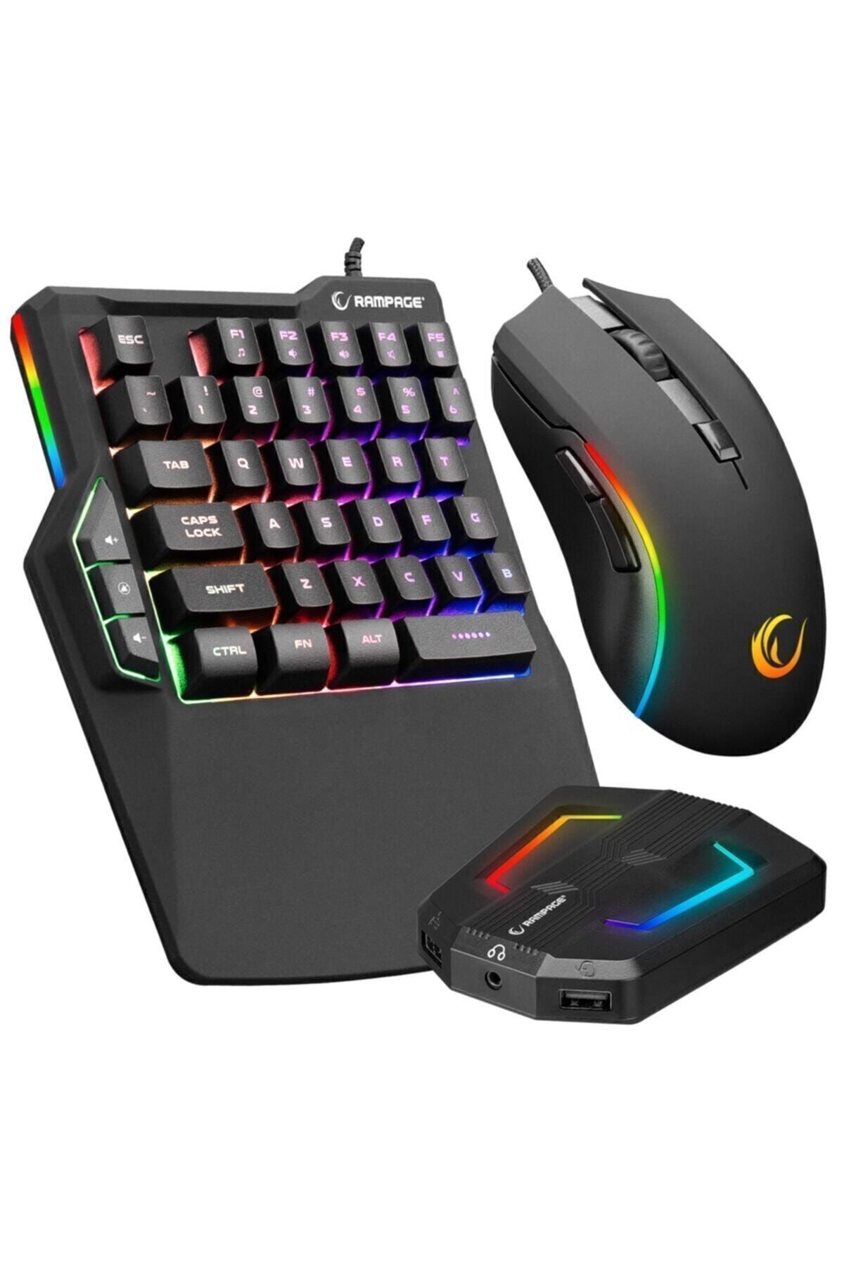Rampage Km-r92 Cheat-x Usb Mini Klavye Mouse Switch Combo Gaming Oyuncu ...