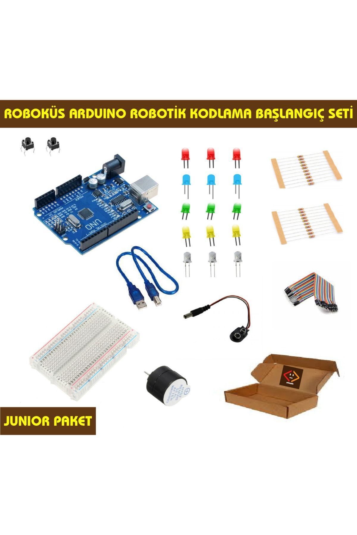 ROBOKÜS Arduino Robotik Kodlama Başlangıç Seti - Junior Paket - Fiyatı ...