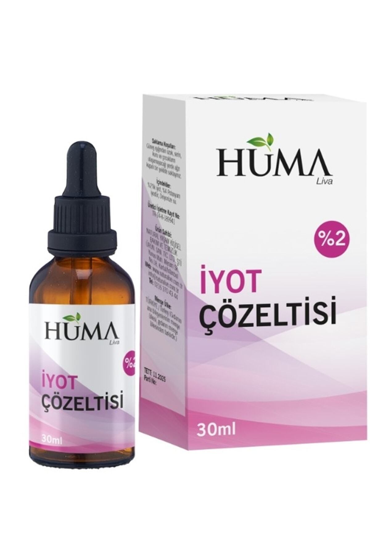 HumaLiva Iyot Çözeltisi 30ml - Fiyatı, Yorumları