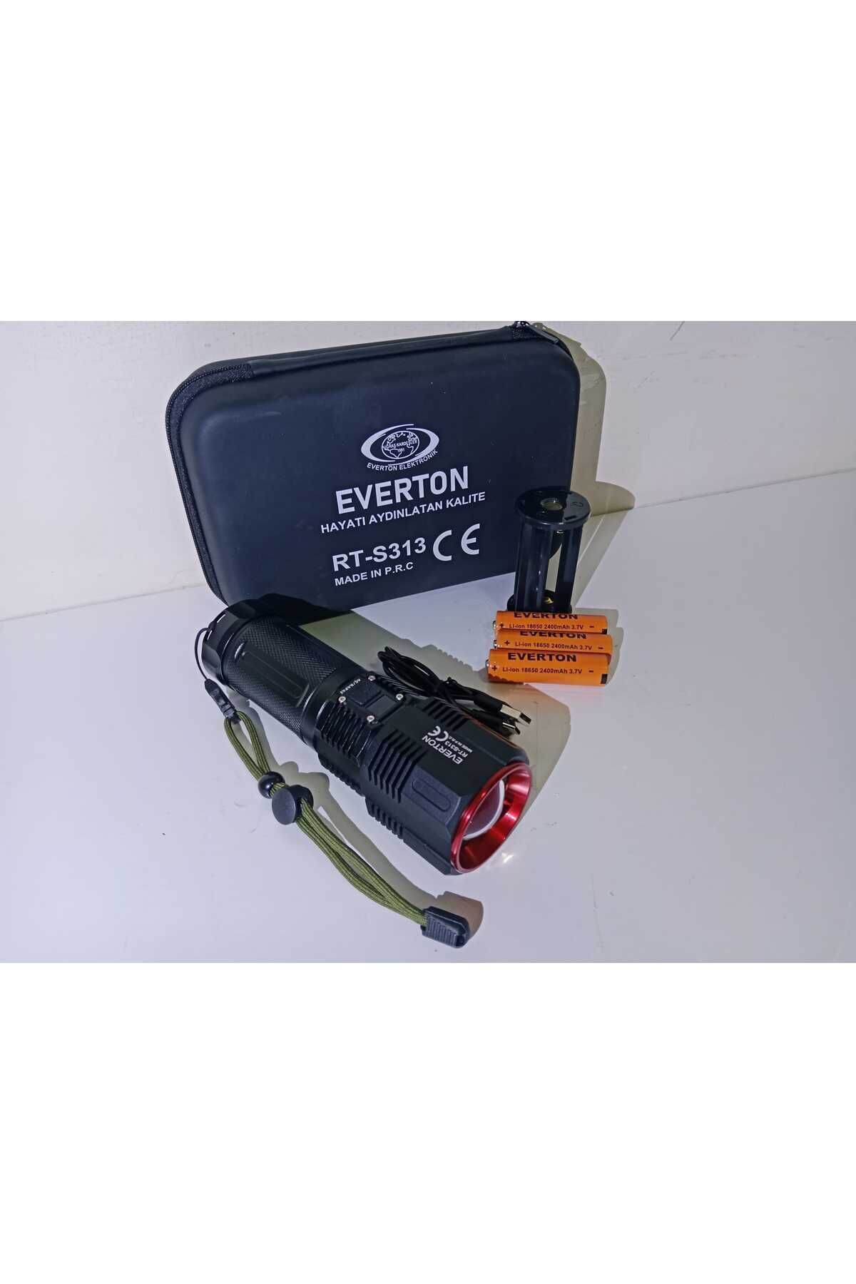 zirve elektromarket Everton Led Şarj Edilebilir El Feneri Rt-s313 Yedek ...