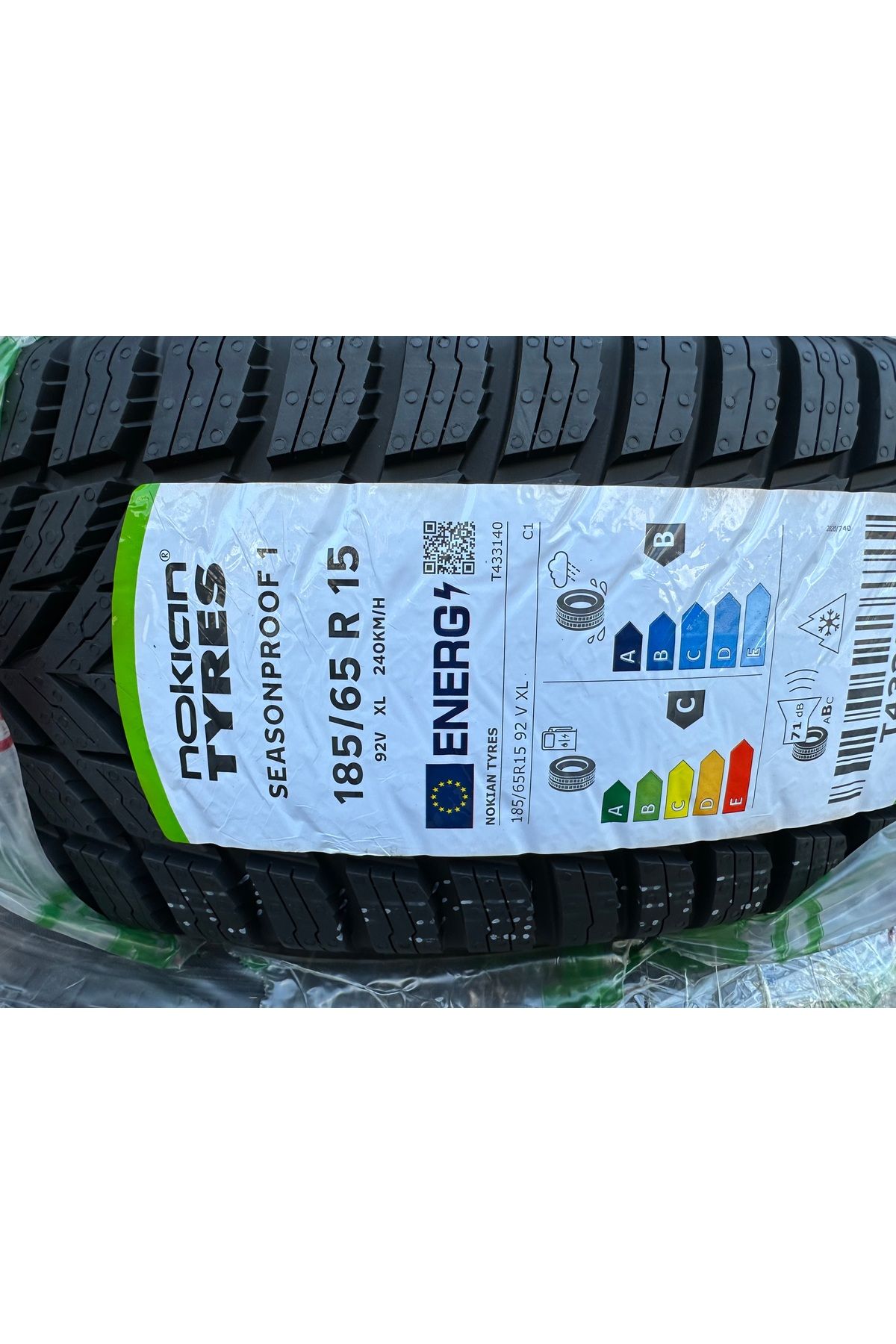 Nokian Tyres 185/65R15 92V XL SEASONPROFOF1 NOKİAN DOT 3723 - Fiyatı ...