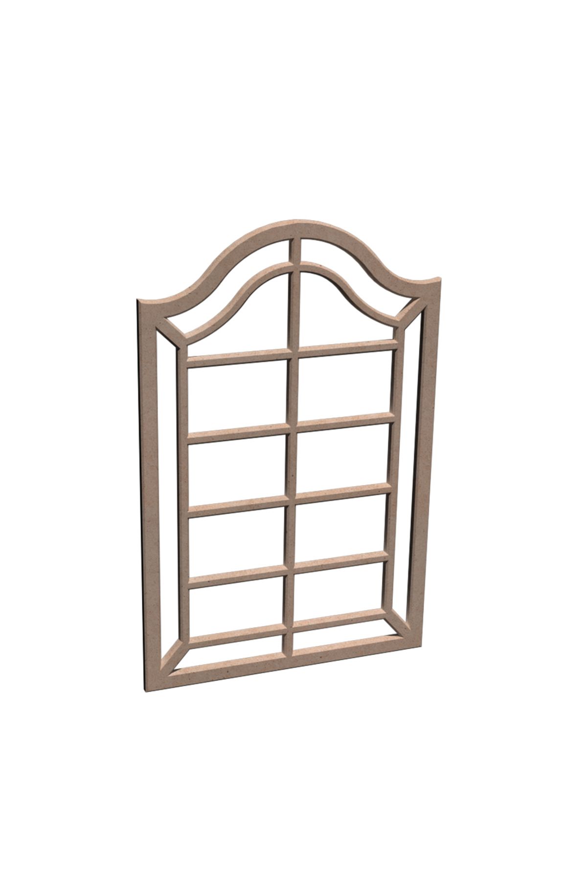 İCONS Hint Pencere Boyanabilir Dekoratif Duvar Çerçeve 18mm Ham Mdf ...