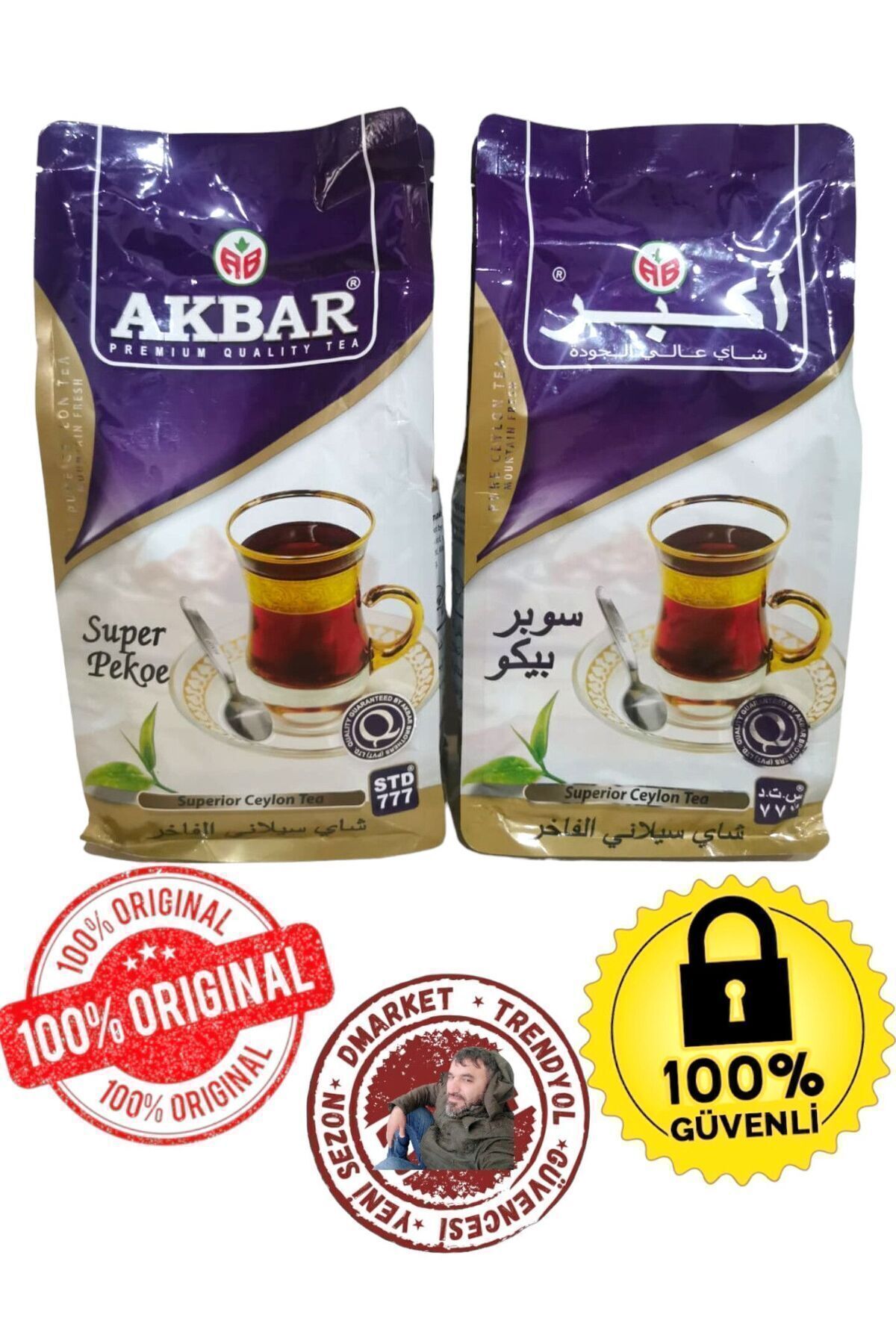 DMarket AKBAR CİHAN TEA Seylan Siyah Dökme Çay (400 gram x2) Fiyatı ...