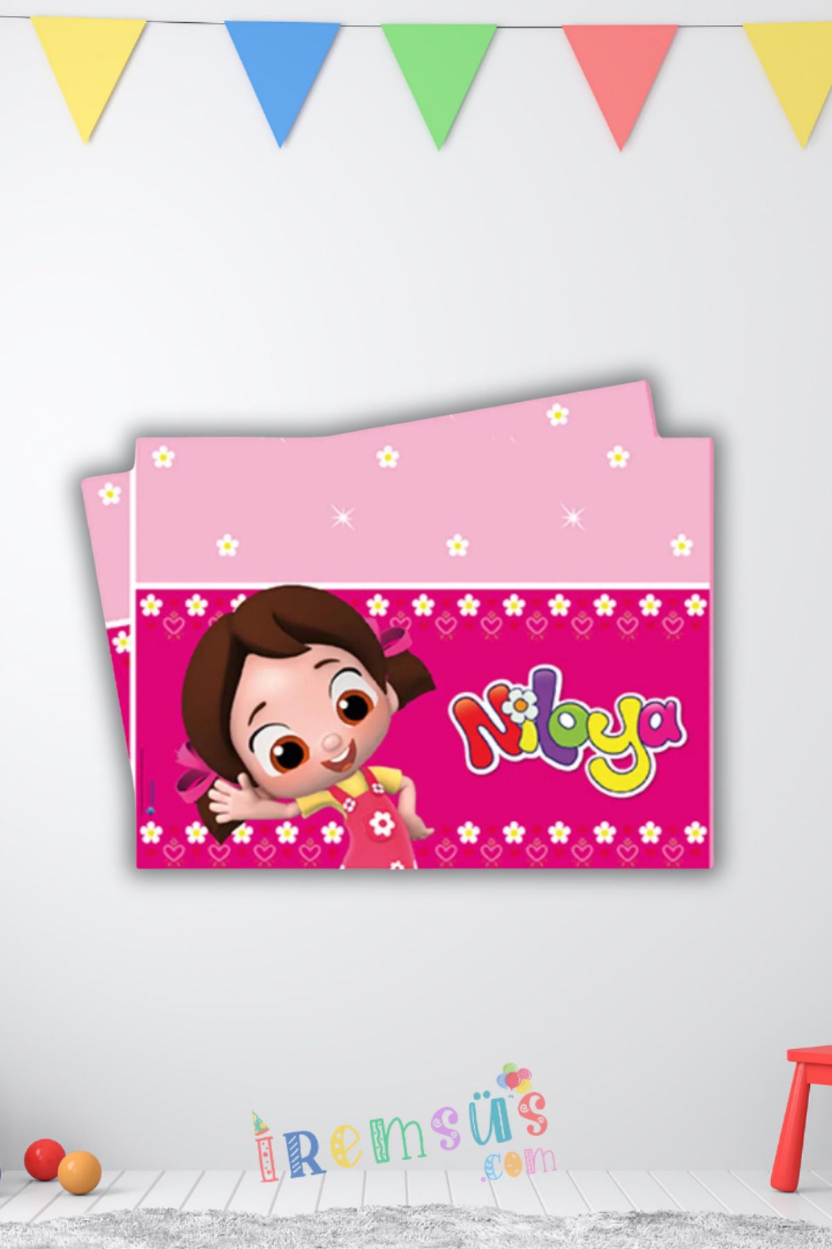 mypartyready Niloya Konsept Doğum Günü Partisi Plastik Masa Örtüsü 120* ...