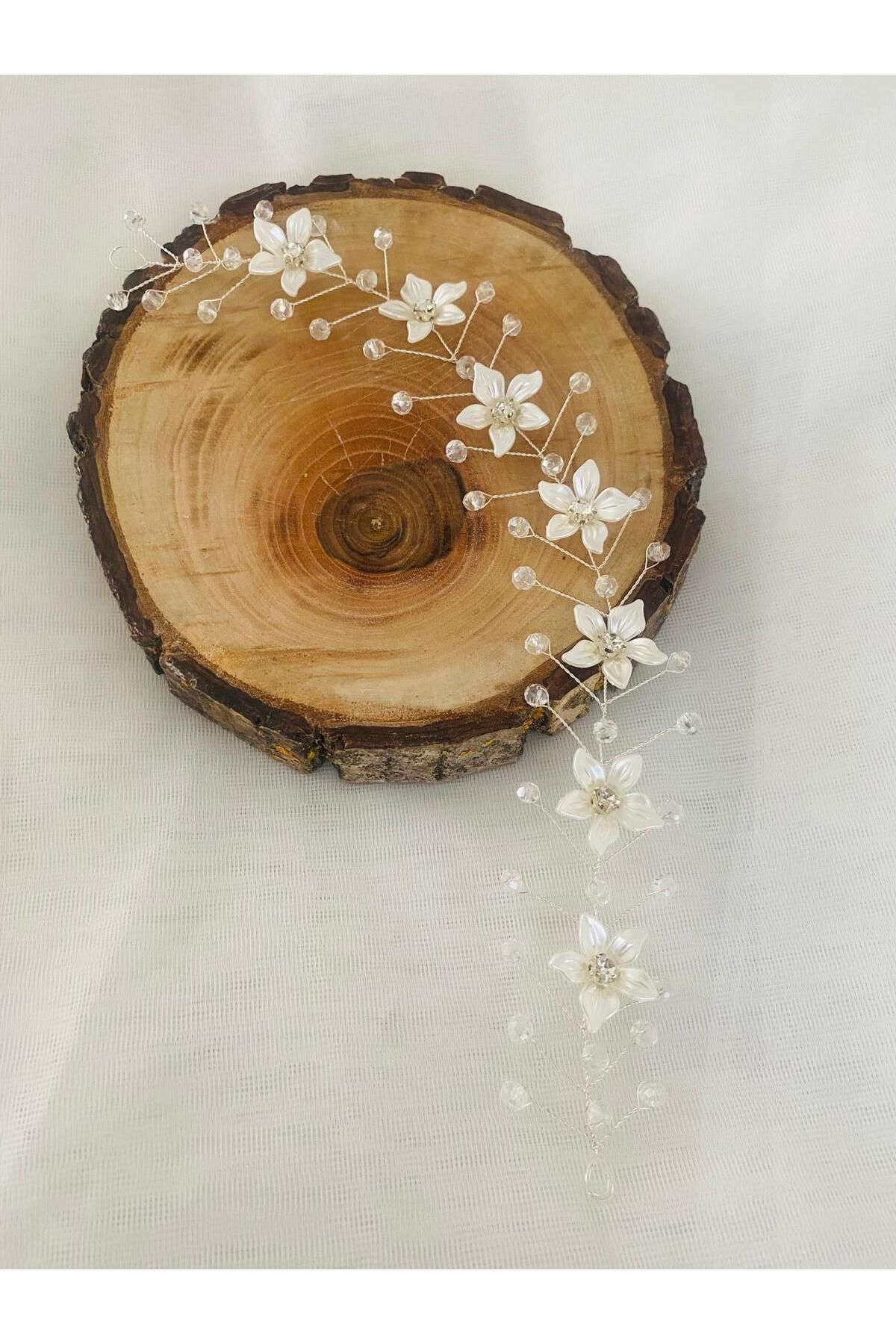 ASİMEL TASARIM Saç aksesuarı düğün kına nikah gelin tacı mezuniyet ...