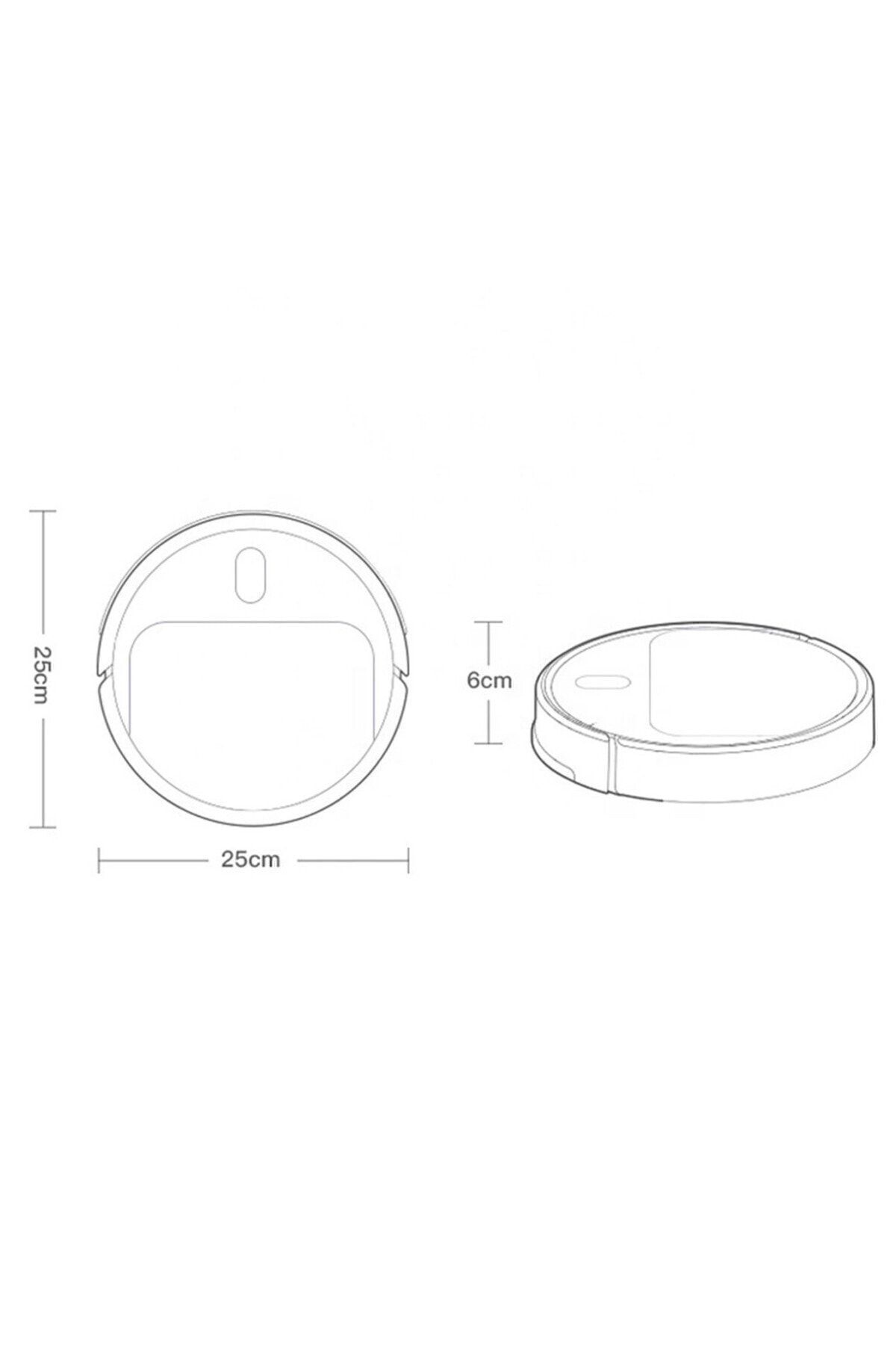 Genel Markalar Büyük Boy Şarjlı Fırçalı Moplu Robot Süpürge Is25 ...