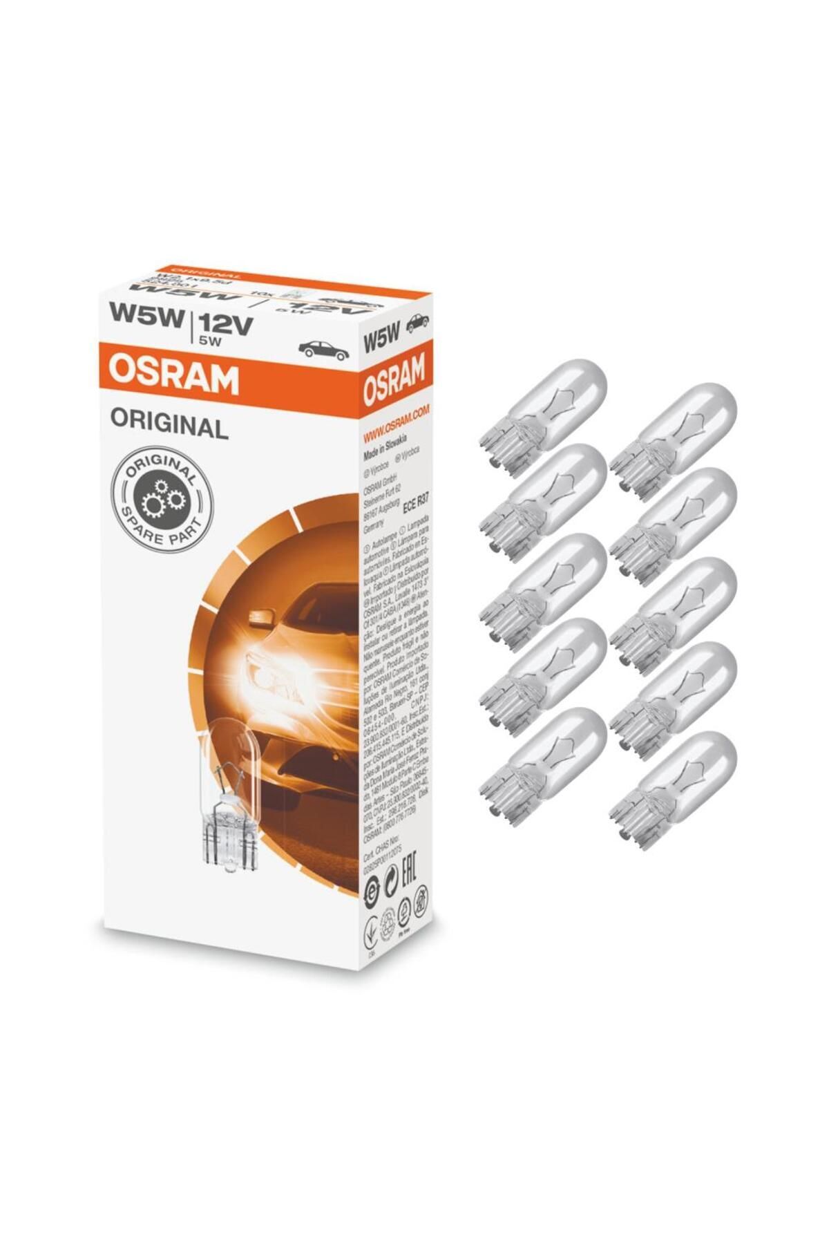 Osram 2825 W5w T10 Dipsiz Ampul 12v 5w 10 Adet Fiyatı, Yorumları - Trendyol