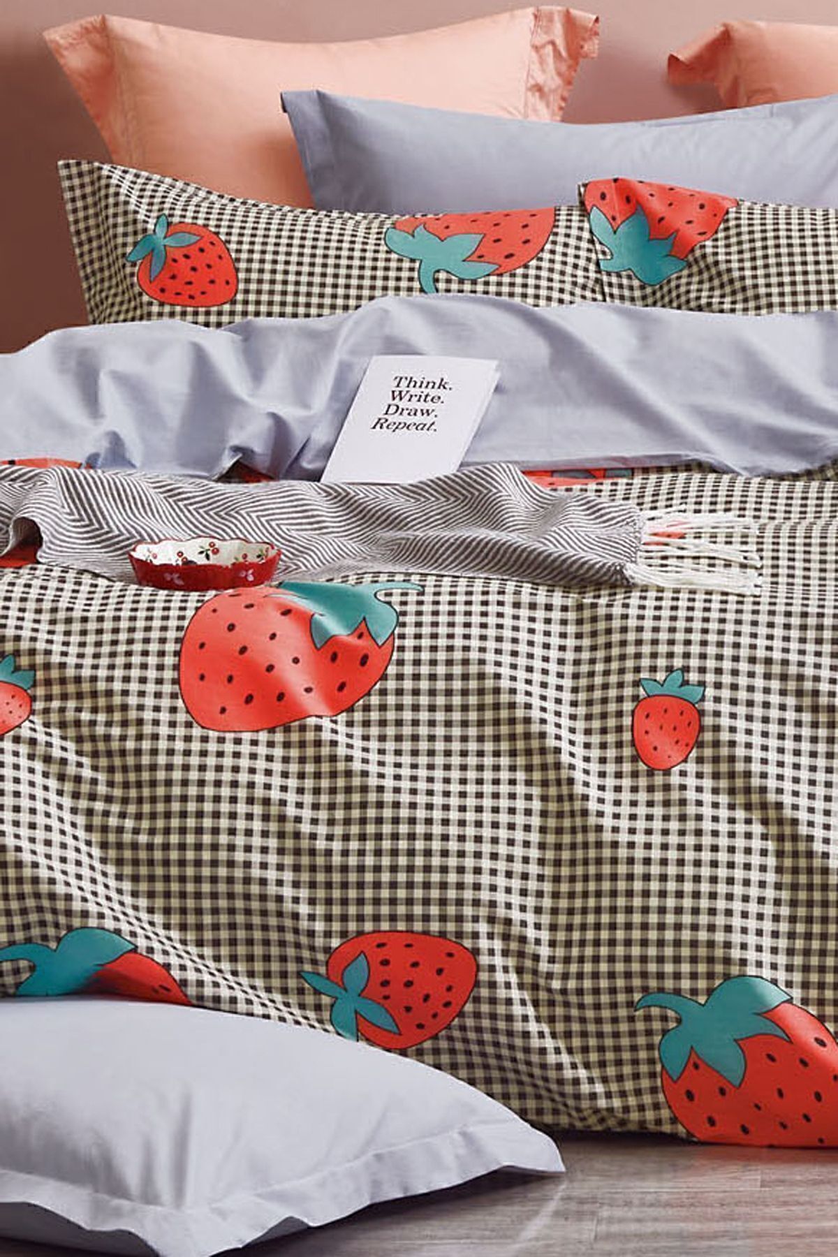 İQON Lastikli Çarşaflı Nevresim Takımı Çift Kişilik CHİLEK - Fiyatı ...