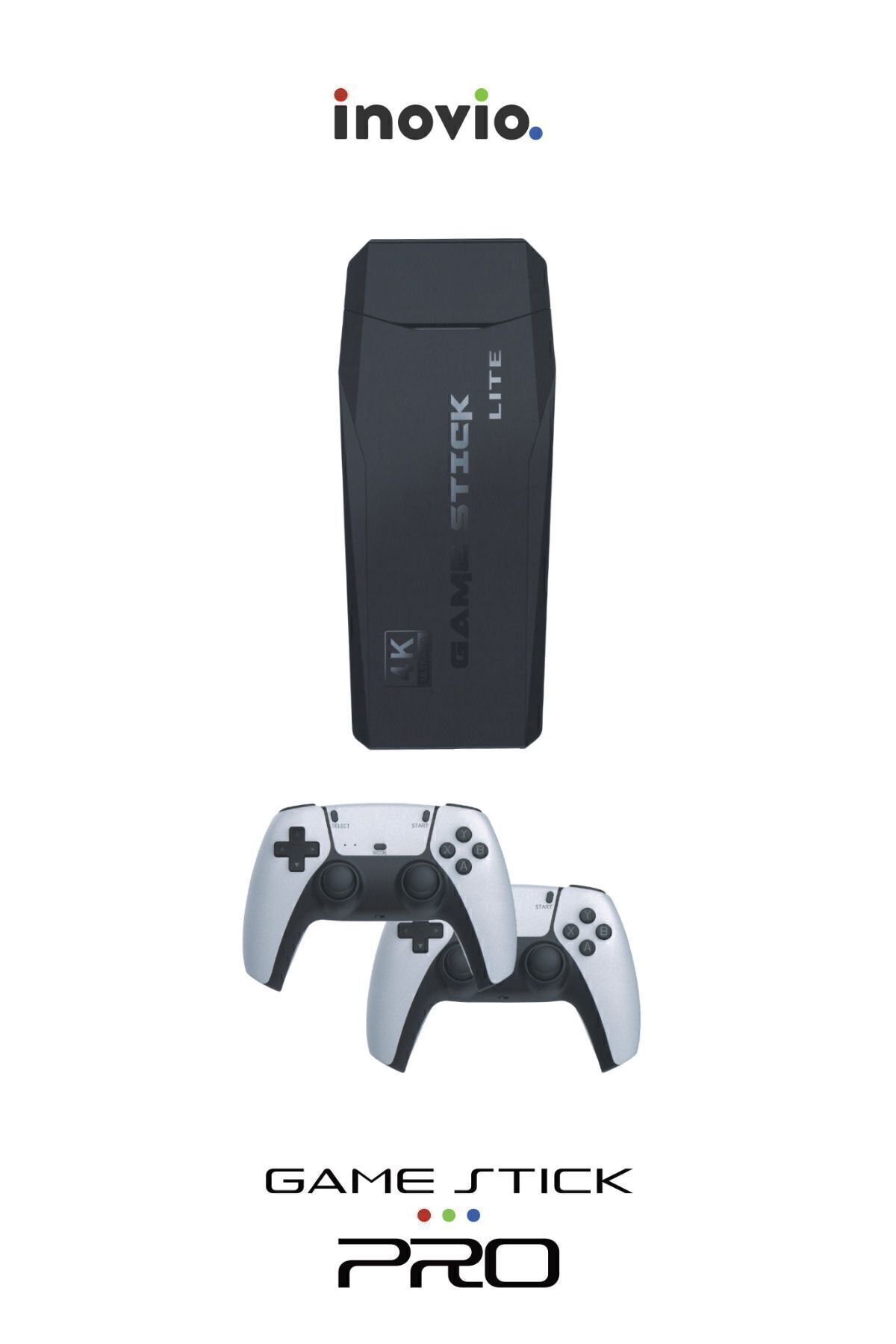 İNOVİO PS5 GAME STİCK 20.000 NOSTALJİK OYUNLU ÇİFT KOLLU SINIRSIZ ...