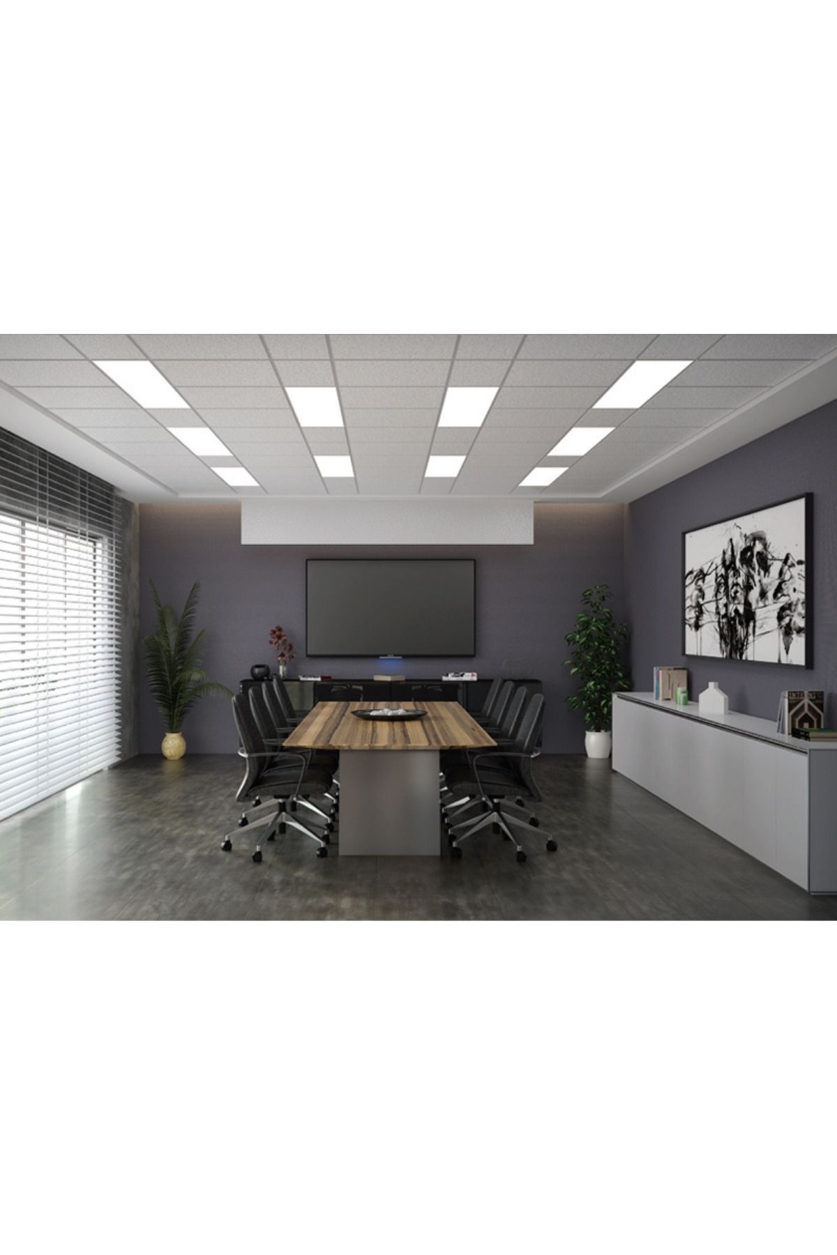MAXLED 24w Sıva Altı Led Panel 30x60 Cm - 4000k, Ilık Beyaz, Backlight ...