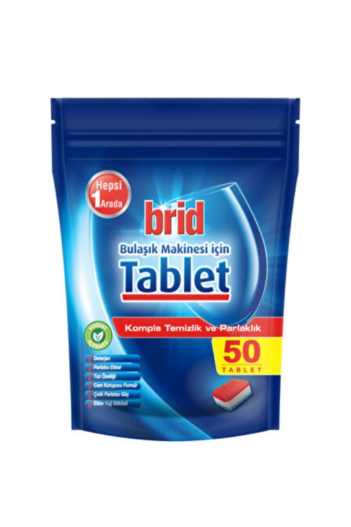 Brid Bulaşık Makinesi Tableti 50'li - Fiyatı, Yorumları