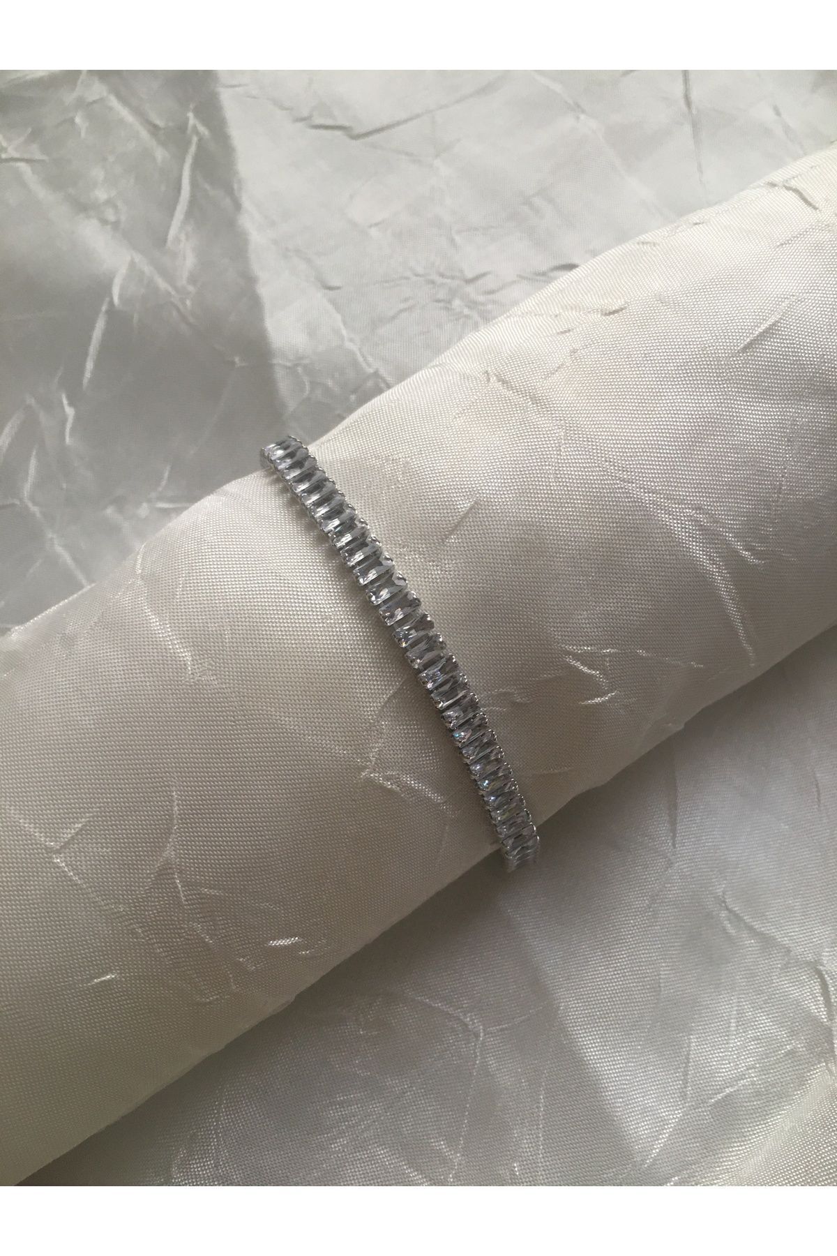 stainles steel 316l Çelik Kararmaz Silver Renk Taşlı Su Yolu Bileklik ...