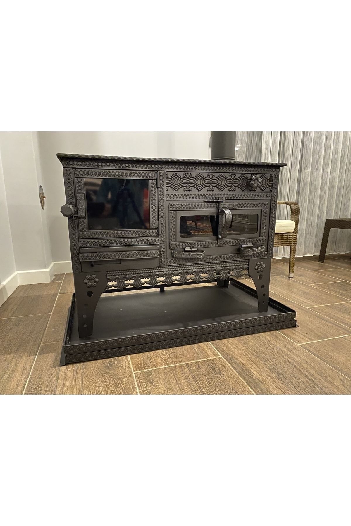 KAAN KUZİNE Şömineli Fırınlı Kuzine Soba Salon Sobası - Fiyatı, Yorumları