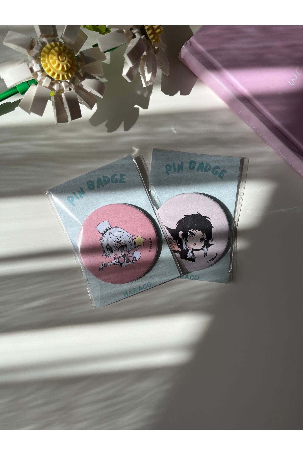 Hara Company Bungou Stray Dogs Anime 2’li Rozet (NİKOLAİ GOGOL VE ...