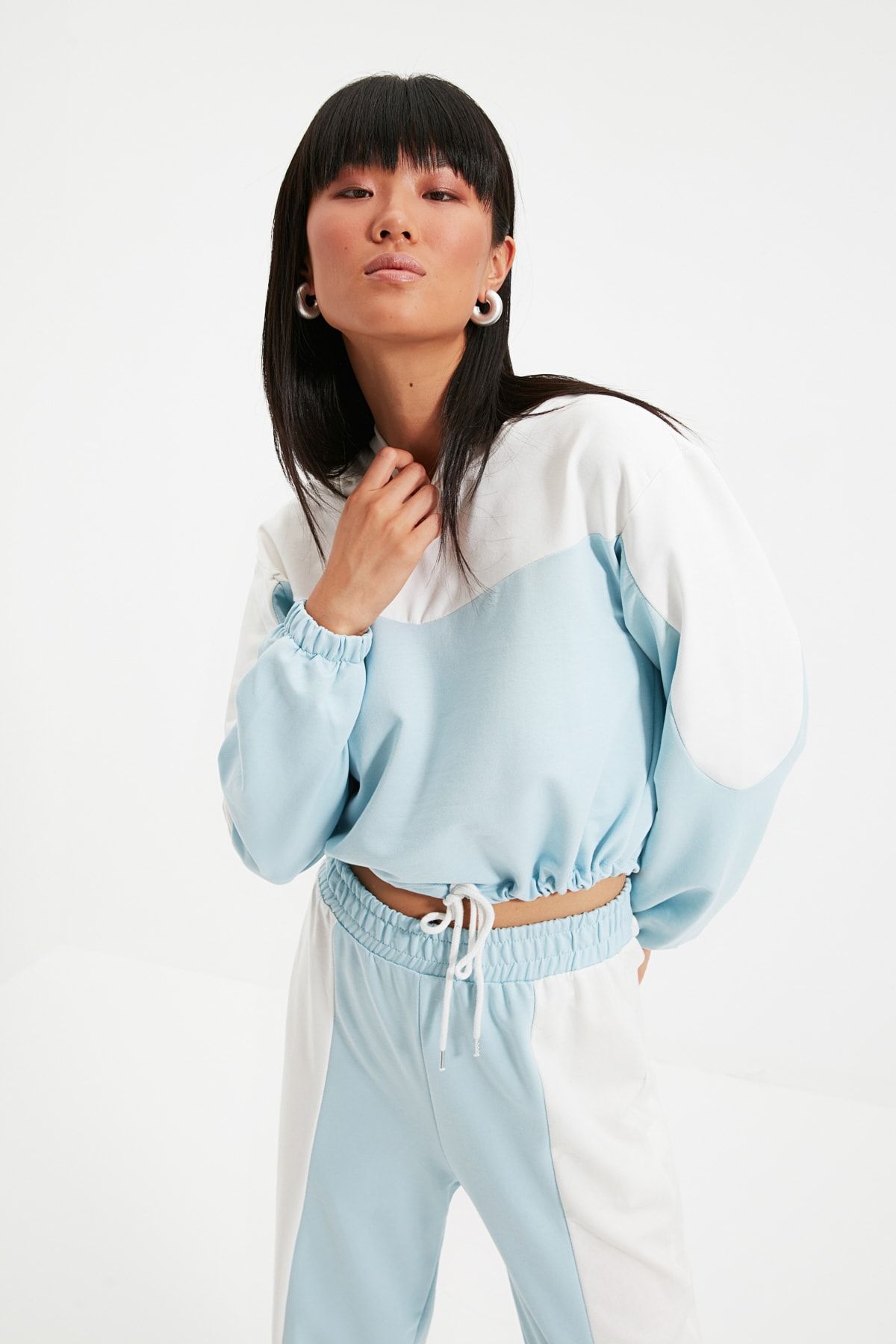 Trendyol Collection Trainingsanzug Blau Regular Fit Trendyol