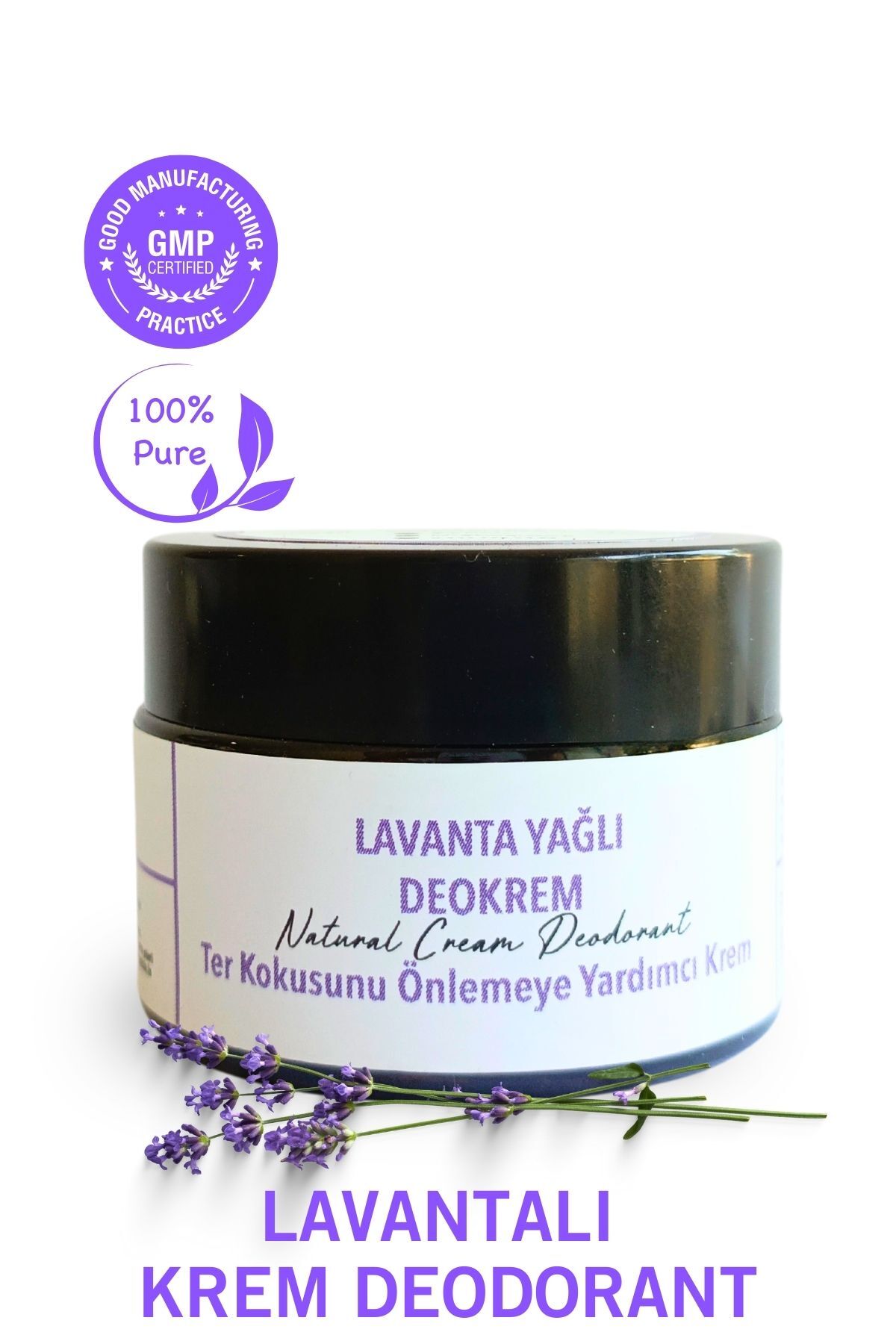 Bioran Doğal Lavanta Yağlı Krem Deodorant - 30 ml | Hassas Ciltler Için ...