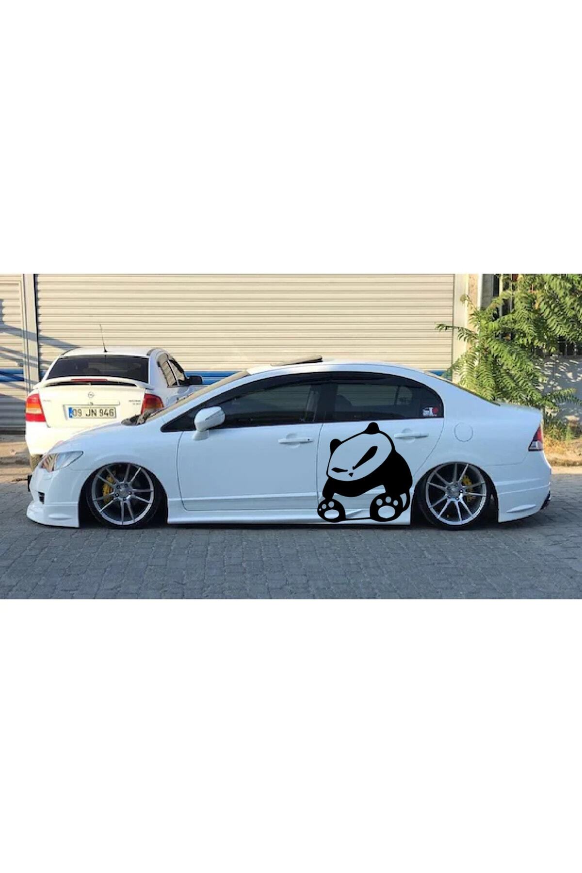 nehay shop Sinirli Panda Kapı özel yeni sticker Folyo Kaplama 50*45 Cm ...