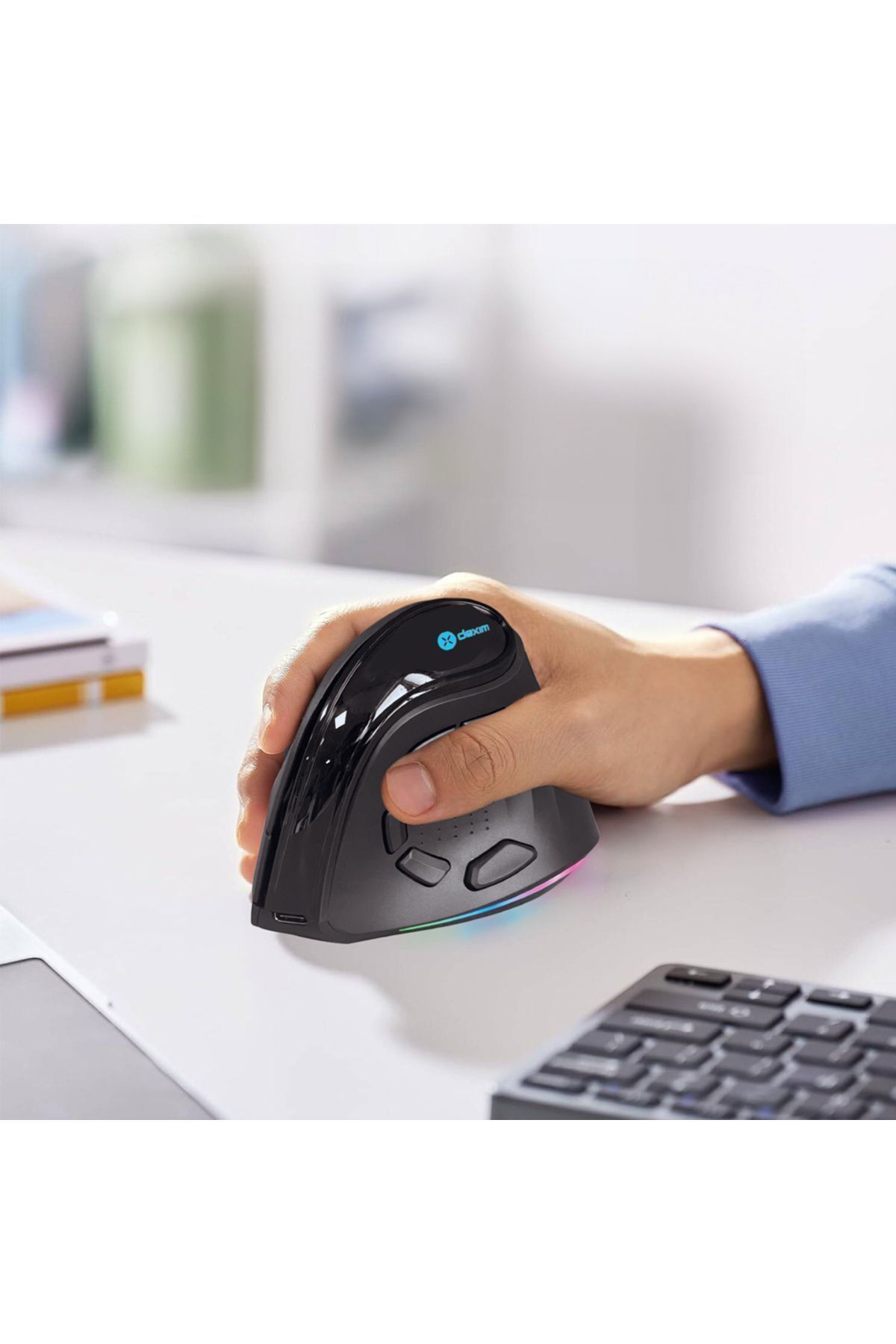 Dexim Wireless, 2.4Ghz & Bluetooth RGB AntiRSI Şarj Edilebilir ...