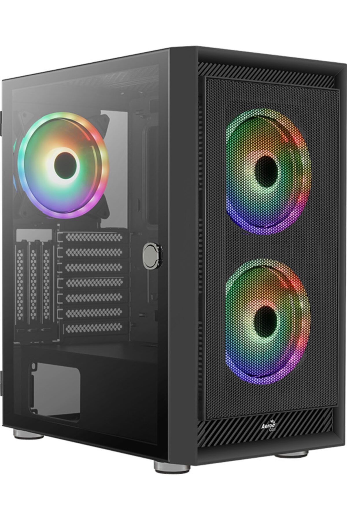 AEROCOOL Graphite 3 X Argb Fanlı Güçlendirilmiş Camlı - Fiyatı, Yorumları