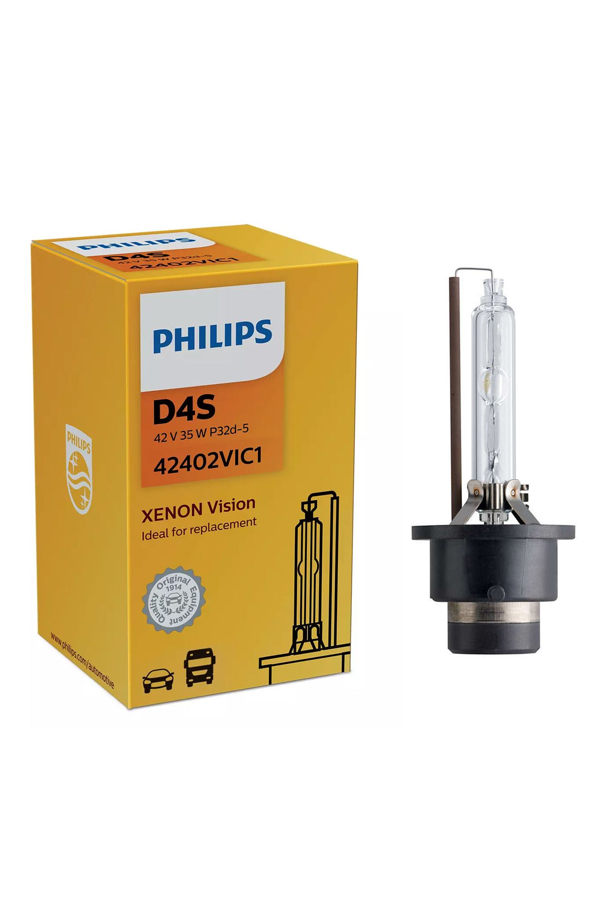 Philips Xenon D4S Zenon Ampul 4400K - 42402VIC1 - Fiyatı, Yorumları