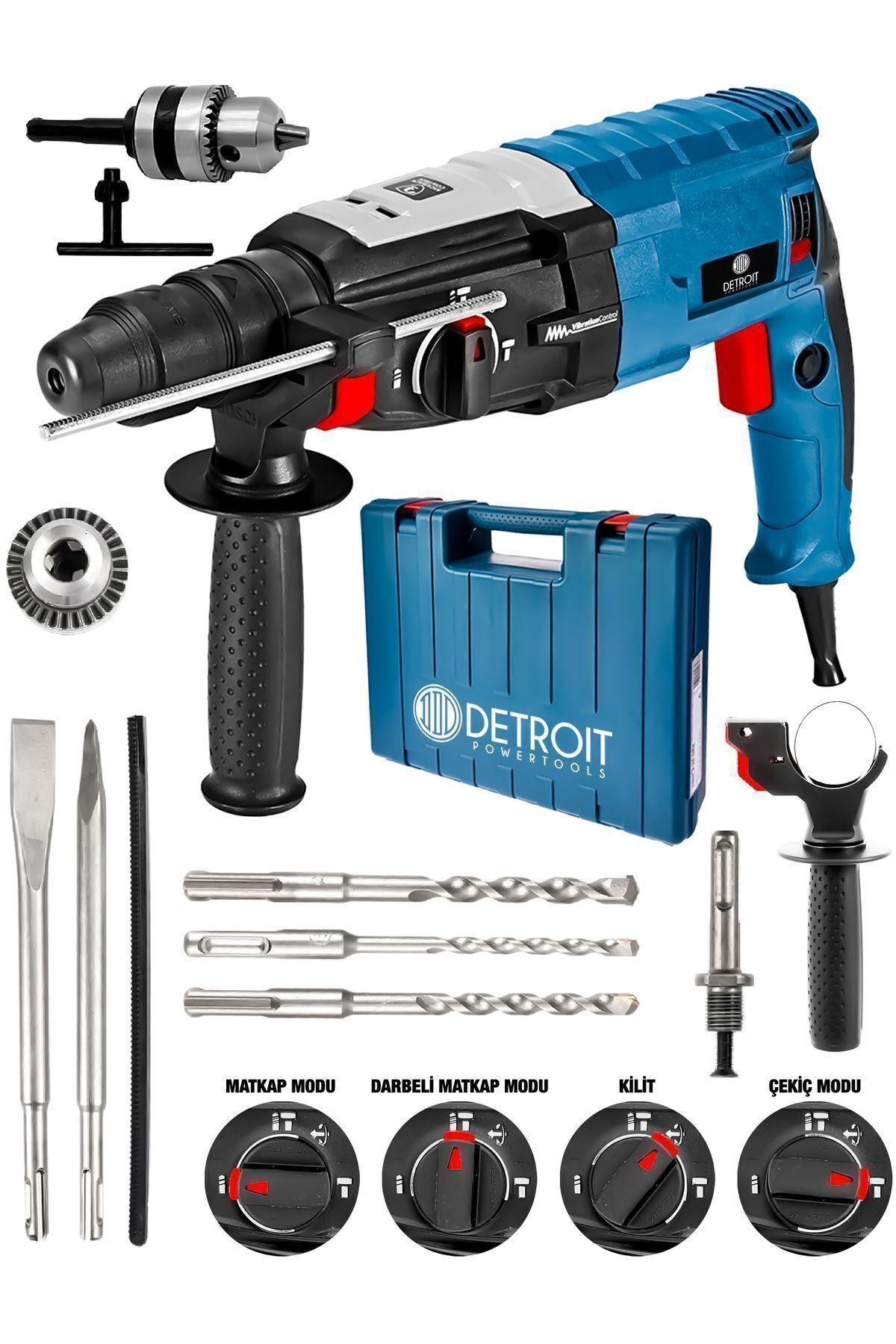 DETROİT TOOLS usa powertools Metal Şanzıman Kırıcı Delici Darbeli ...