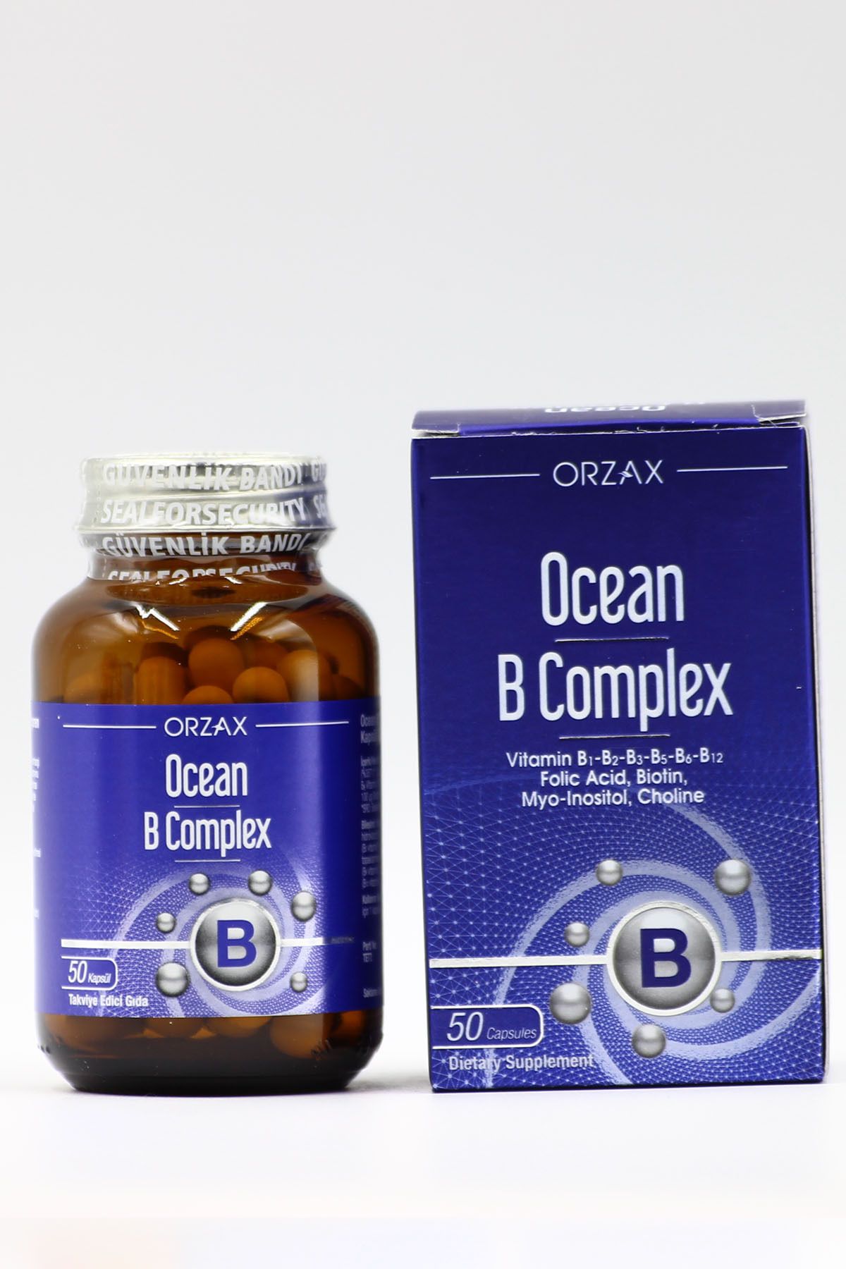 Ocean B Kompleks 50 Kapsül Folicid Folat ve Vitamin B12 30 Tablet ...