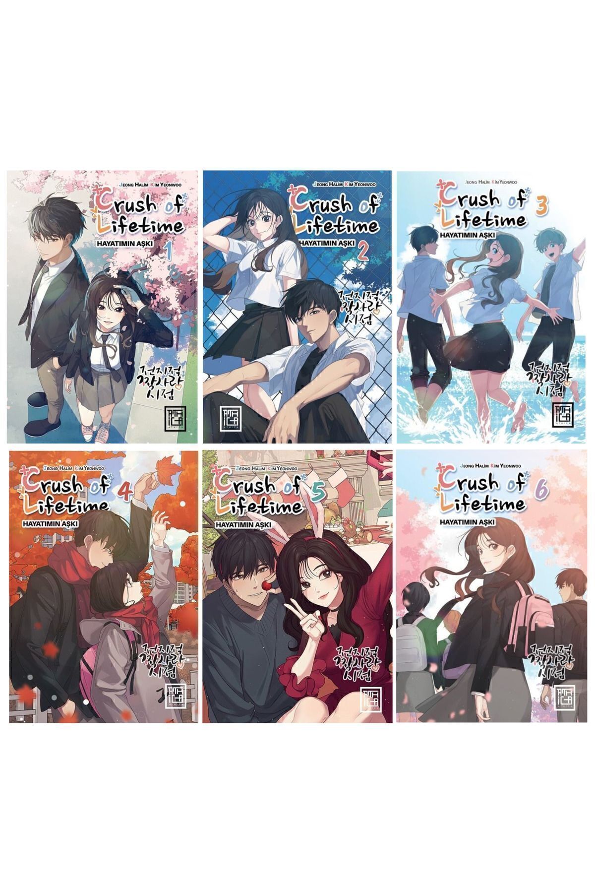 Alfa Yayınları Crush of Lifetime 1-2-3-4-5-6. Ciltler Webtoon Seti - Fiyatı, Yorumları