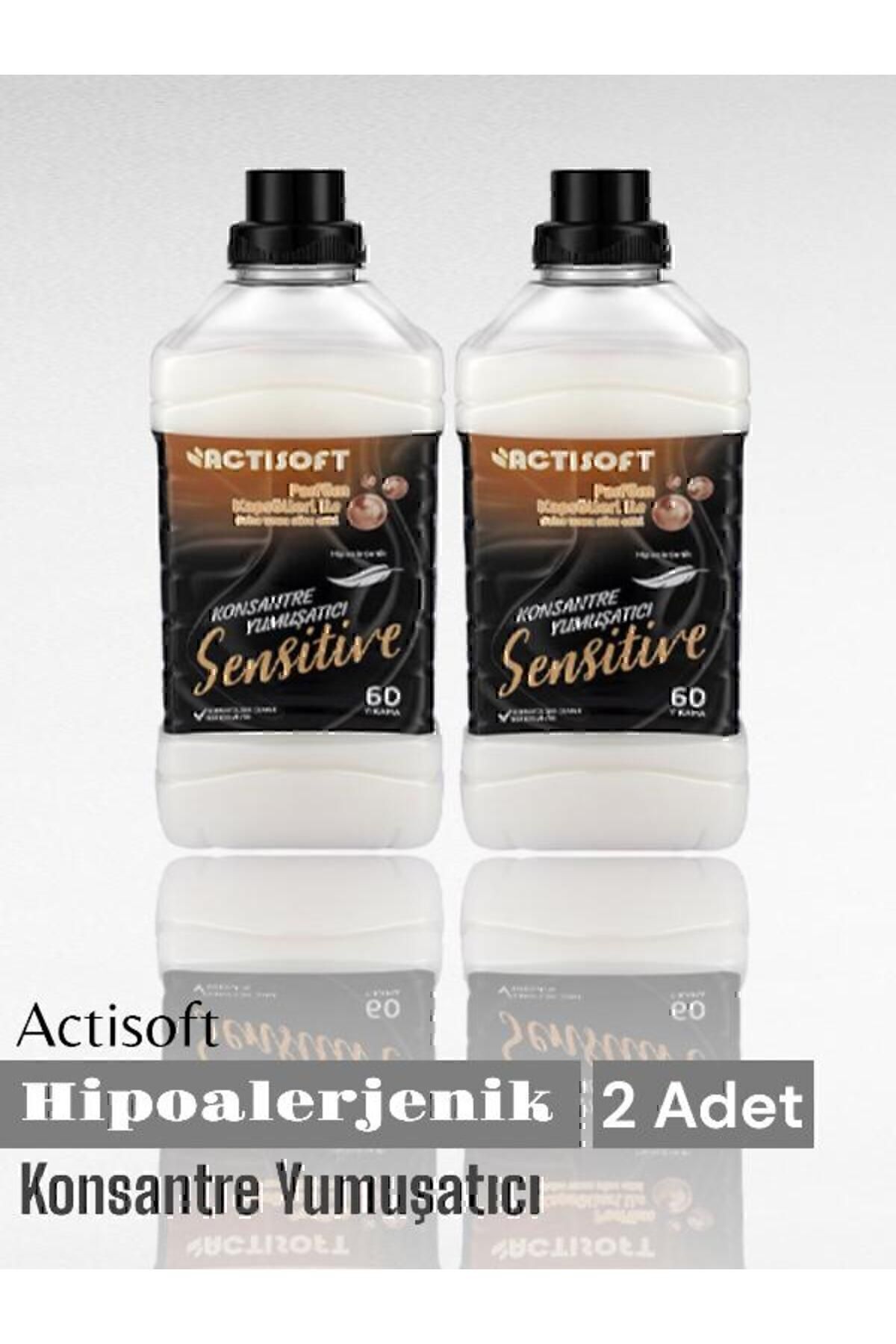 actisoft Yumuşatıcı Sensitive Konsantre Hipoalarjenik 1500 ml X 2 Adet 120 YıkamaFiyatı ...
