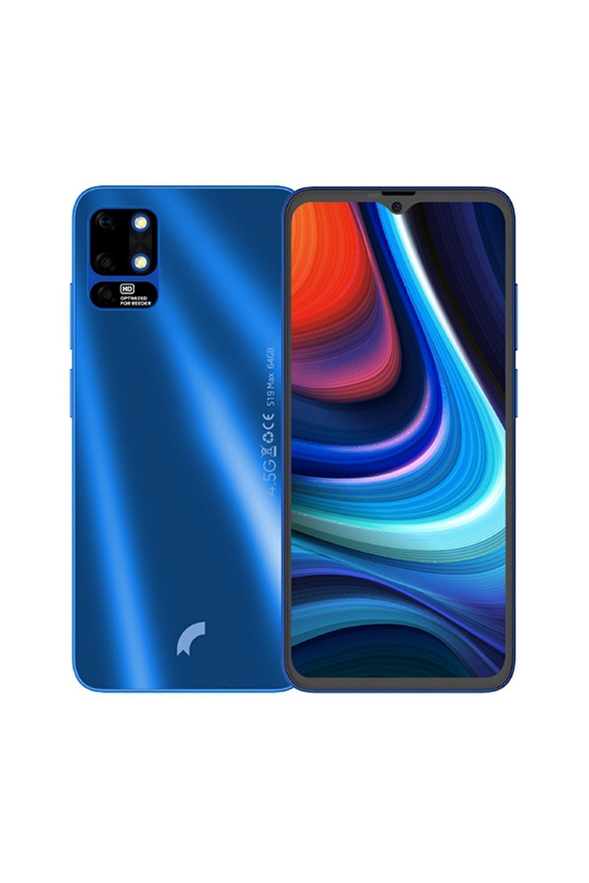 Reeder S19 Max 4GB+64 GB Mavi Cep Telefonu (Reeder Türkiye Garantili ...