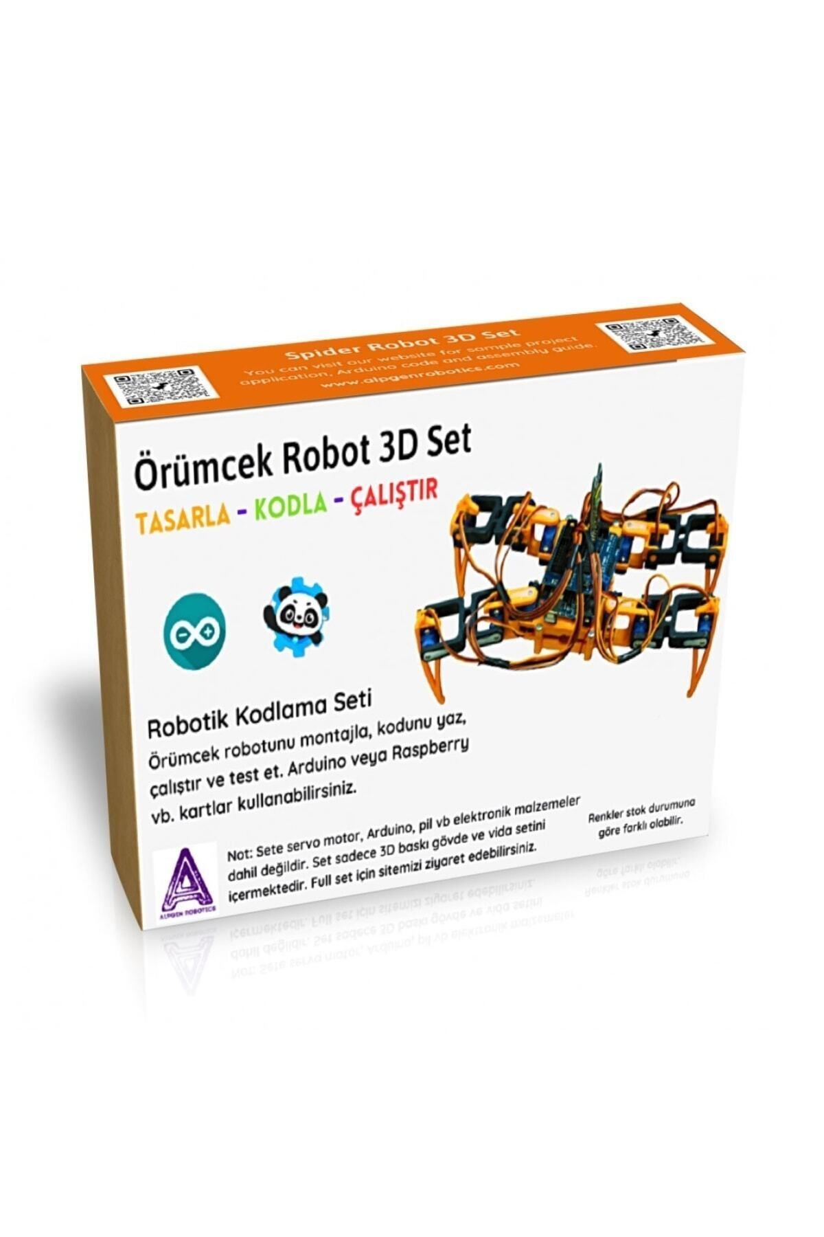 Arduino Projeleri Dıy Arduino Örümcek Robot 3d Parça Seti Elektronİk HarİÇ Fiyatı Yorumları
