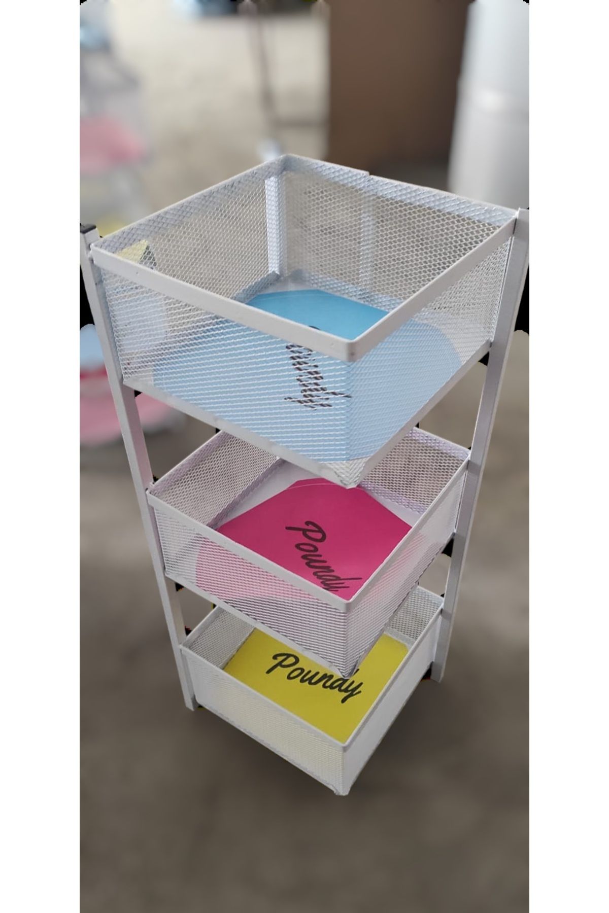 Queens Naz Home Yeni Model 3 katlı sabit Sebzelik Meyvelik Patates ...