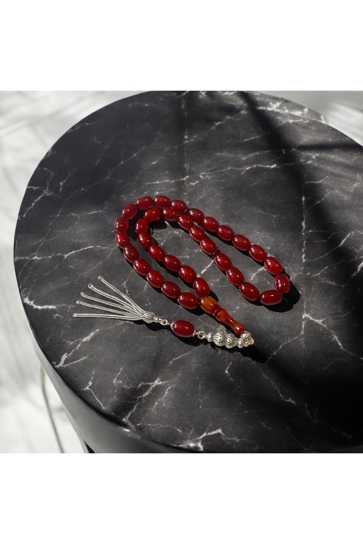 Erbab i Kehribar El Yapımı Ateş Kehribar Tesbih – Gümüş Tasarım Ve ...