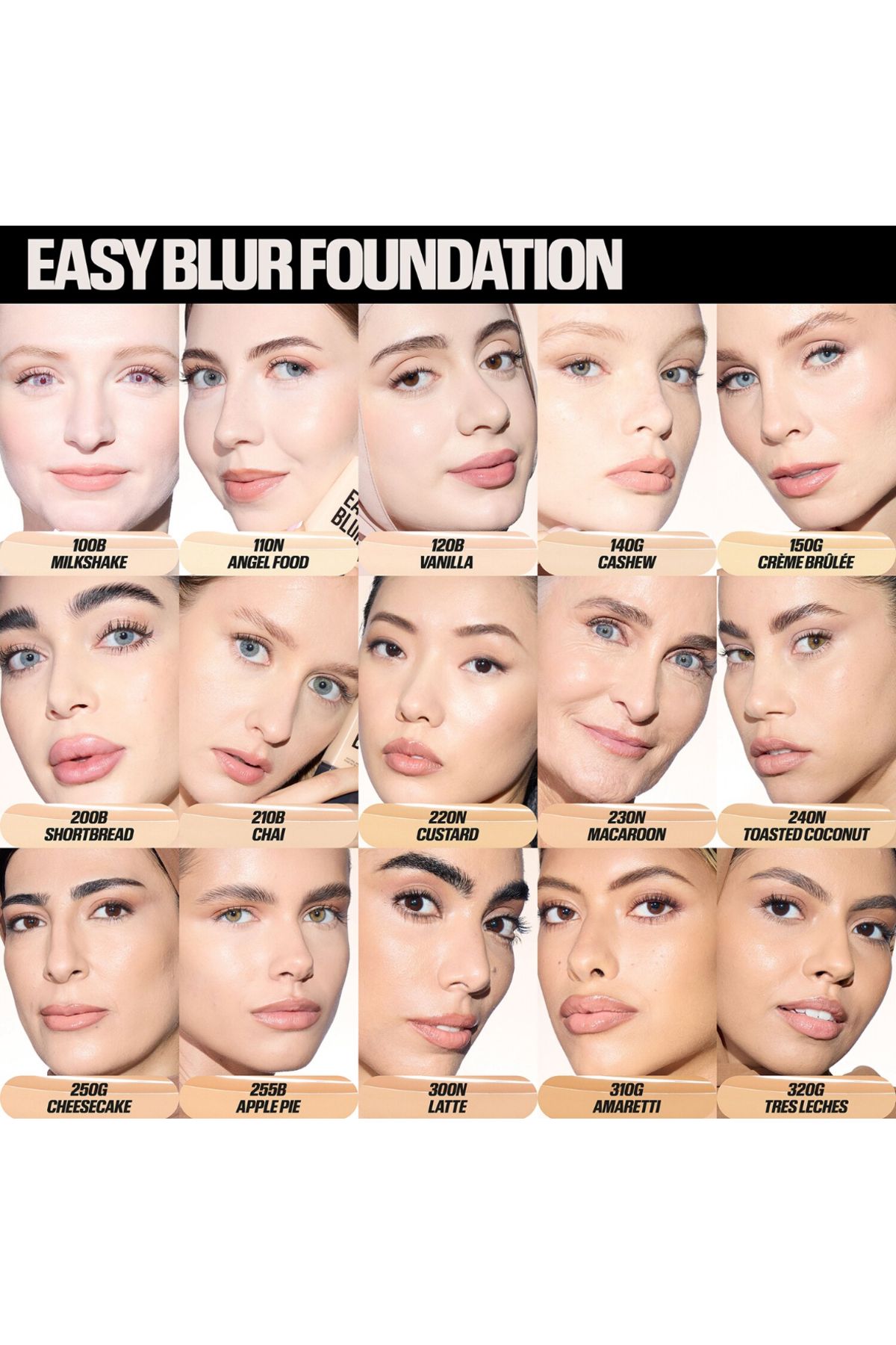 Huda Beauty Easy Blur Natural Airbrush Foundation İnce Fondöten 240N ...