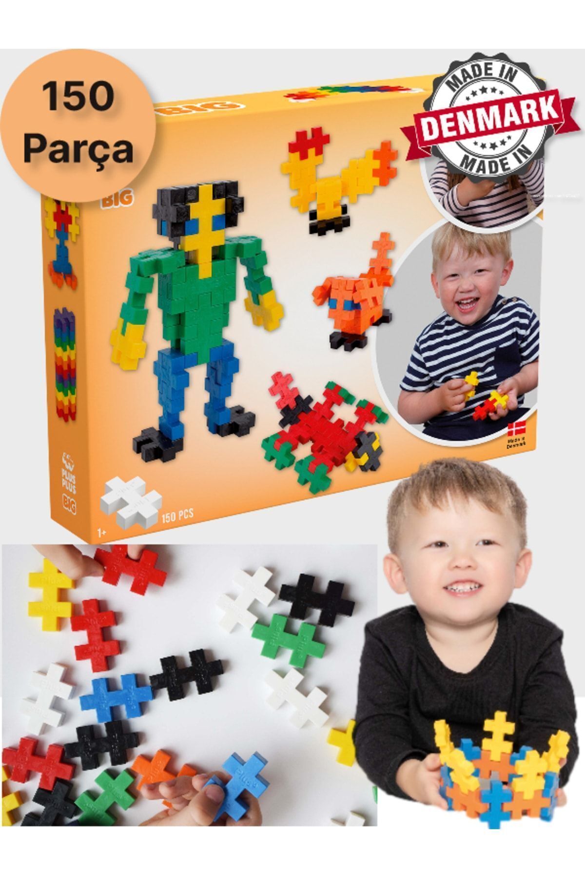 TOYFEST Plus - Plus Minecraft Temalı Big Basic Mix - Büyük Temel ...