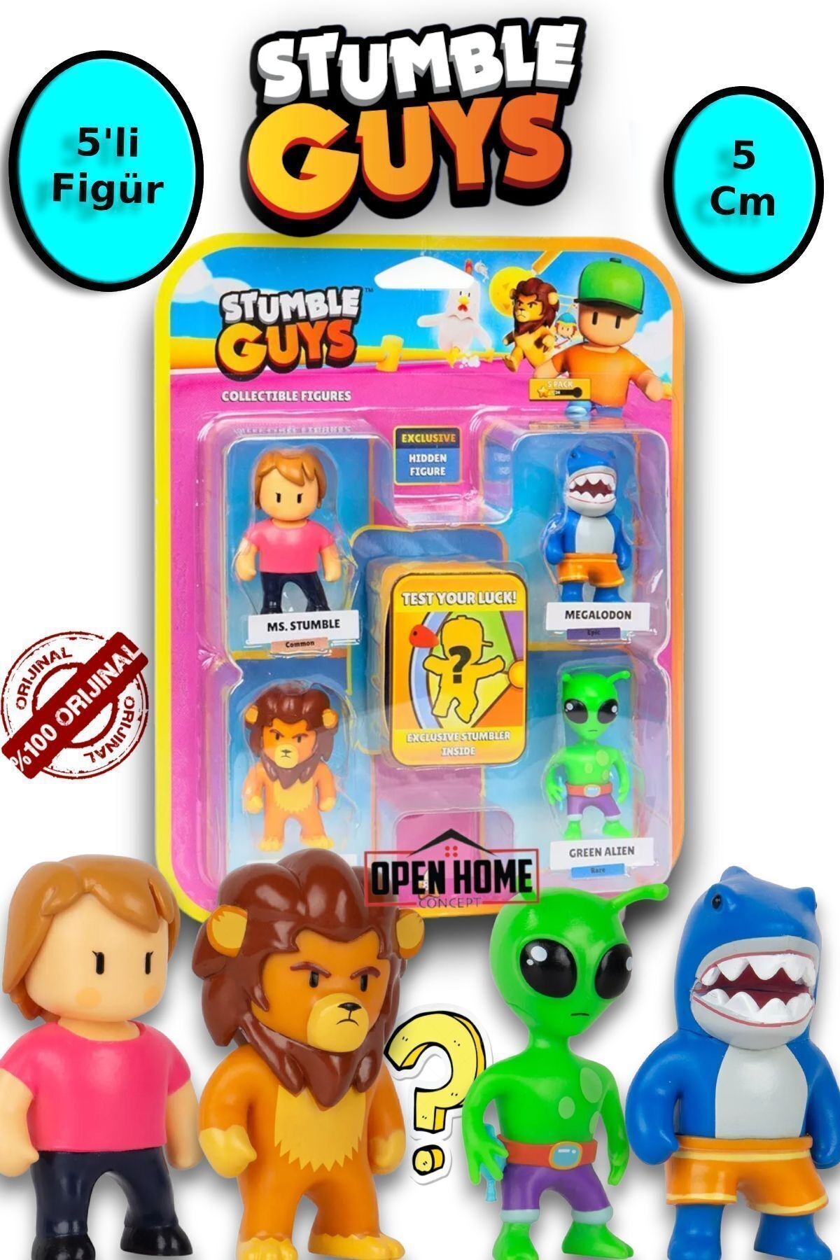 TOYFEST Stumble Guys 5'li Figür Set - MS STUMBLE - Fiyatı, Yorumları