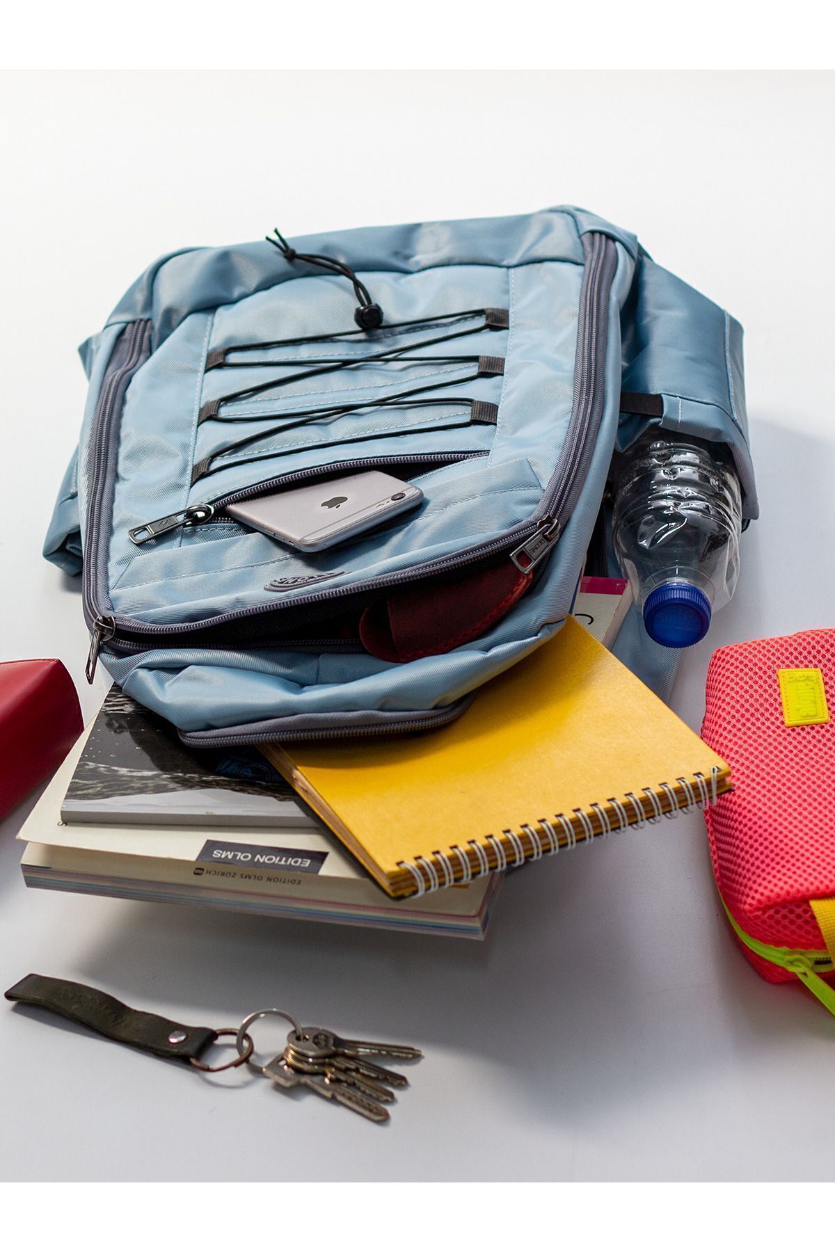 Alone Siyah Okul Sırt Çantası | 7509 Siyah Su Geçirmez Kumaş Unisex ...