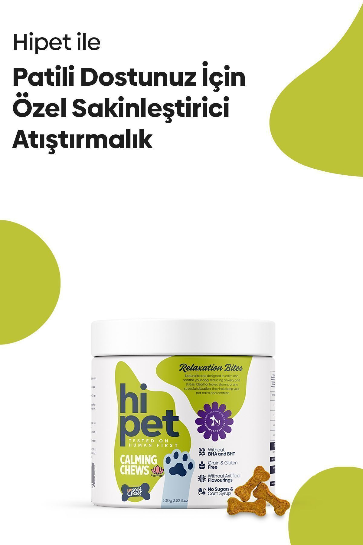 HiPet Sakinleştirici Çiğnenebilir Tablet (RELAXATİON) Fiyatı, Yorumları ...