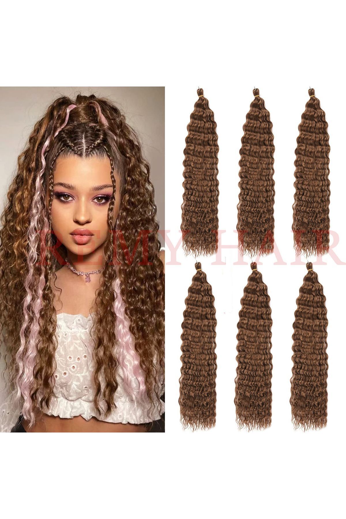 Shop58 Afro Örgüsü Saç - Koyu Kumral 100gr. Fiyatı, Yorumları - Trendyol