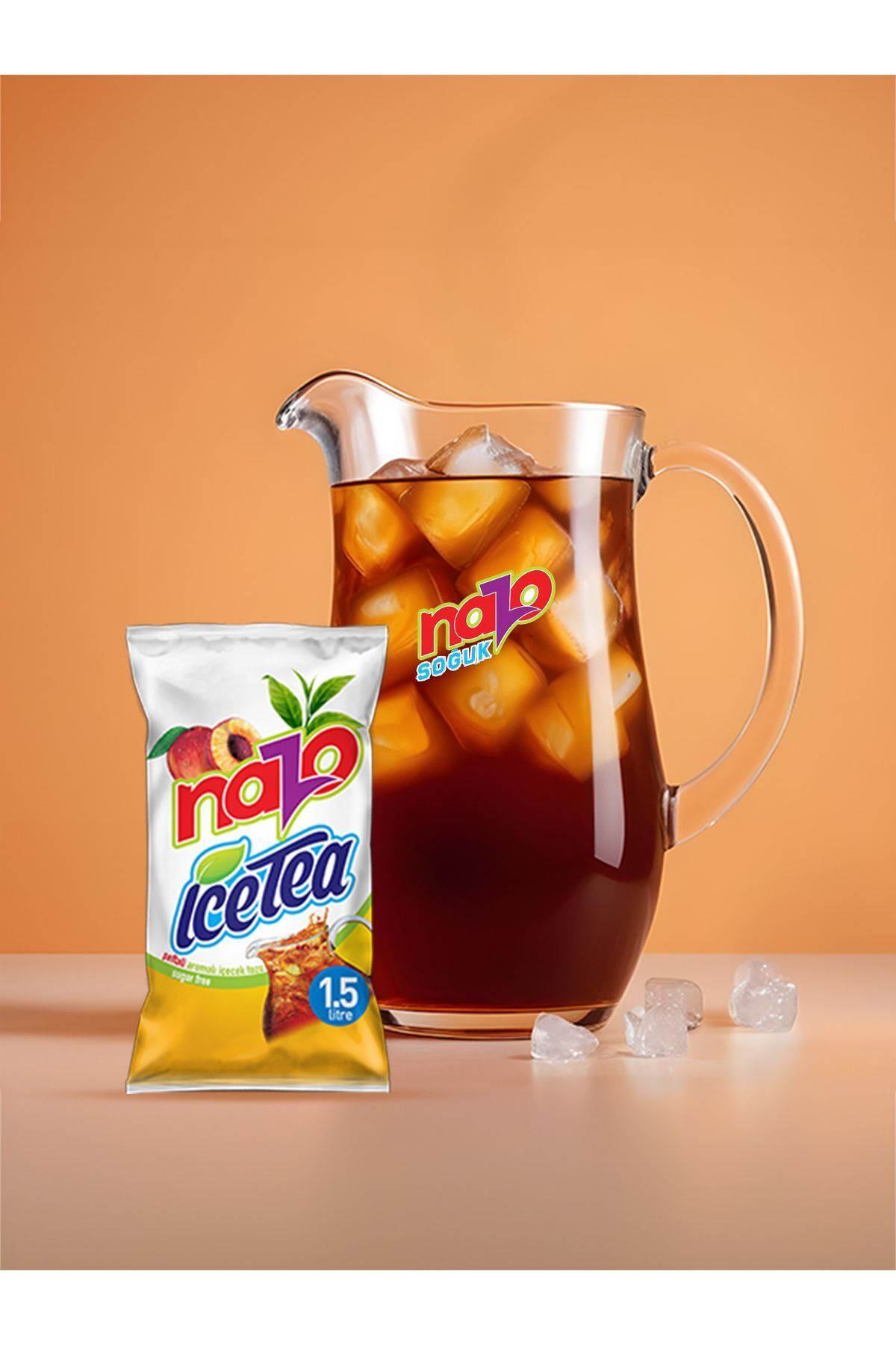 NAZO Ice Tea Şeftali Aromalı Toz Içecek 24’lü - Fiyatı, Yorumları