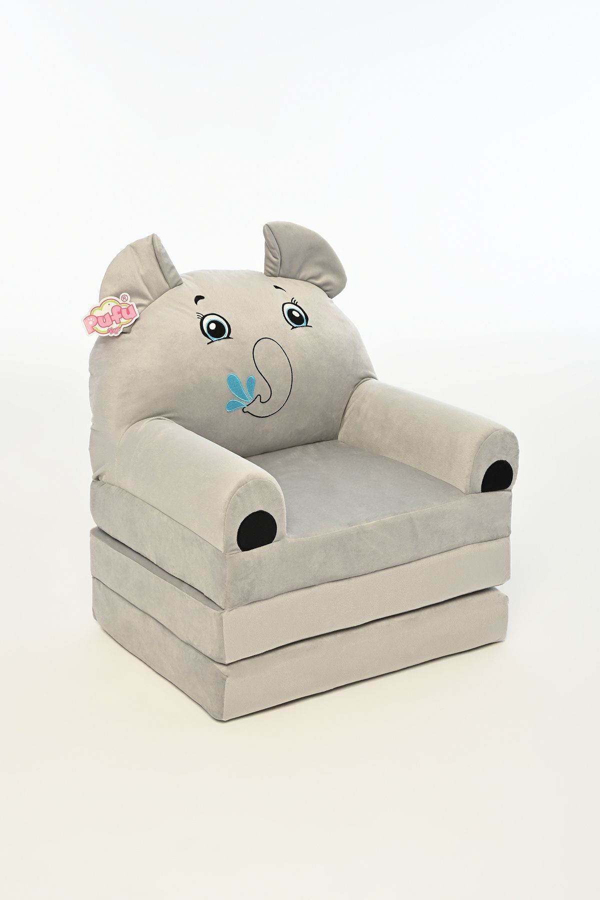 Pufu Toys Portatif, Yıkanabilir, Katlanabilir Peluş Çocuk Koltuğu 120 ...
