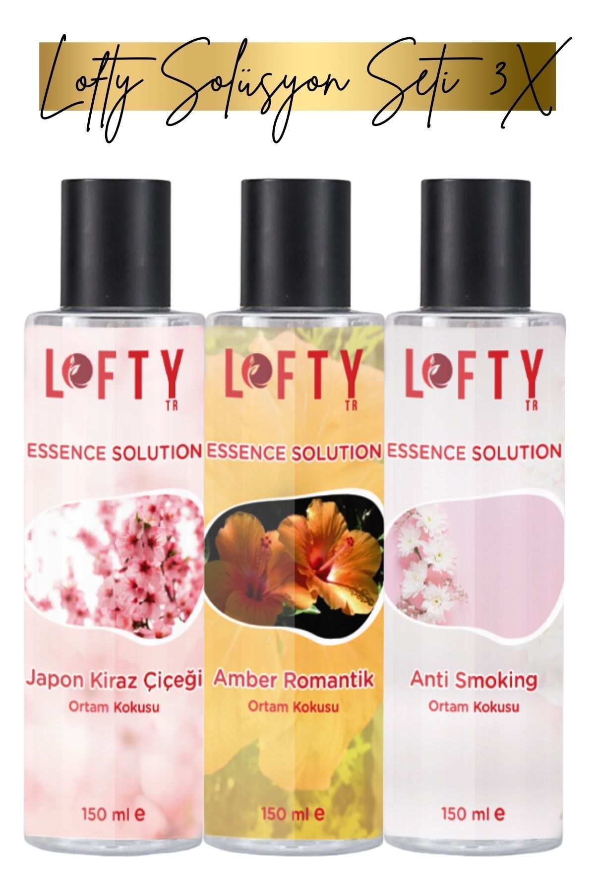 Lofty 3'lü Set Tüm Koku Makinalara Uyumlu Solüsyon Küre Alan Kokusu Difüzör Hava Nemlendrici ...